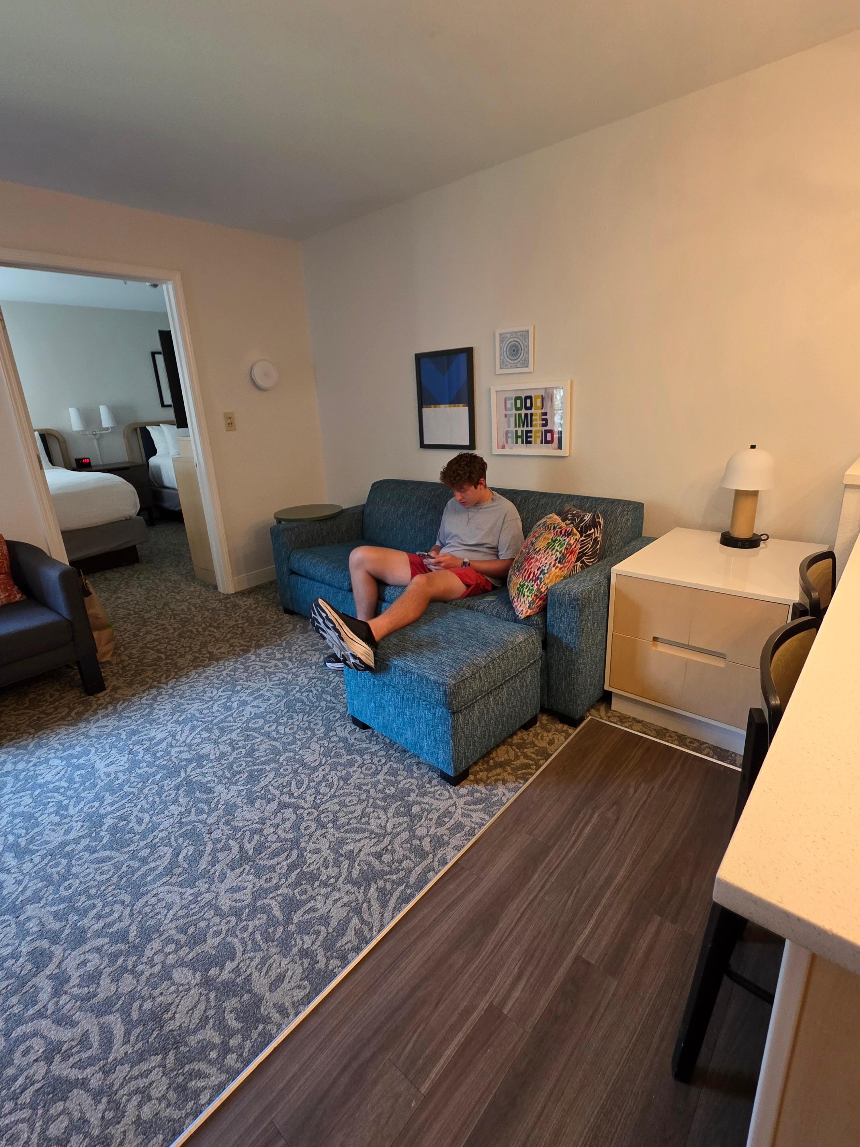 Comfortable living area space.