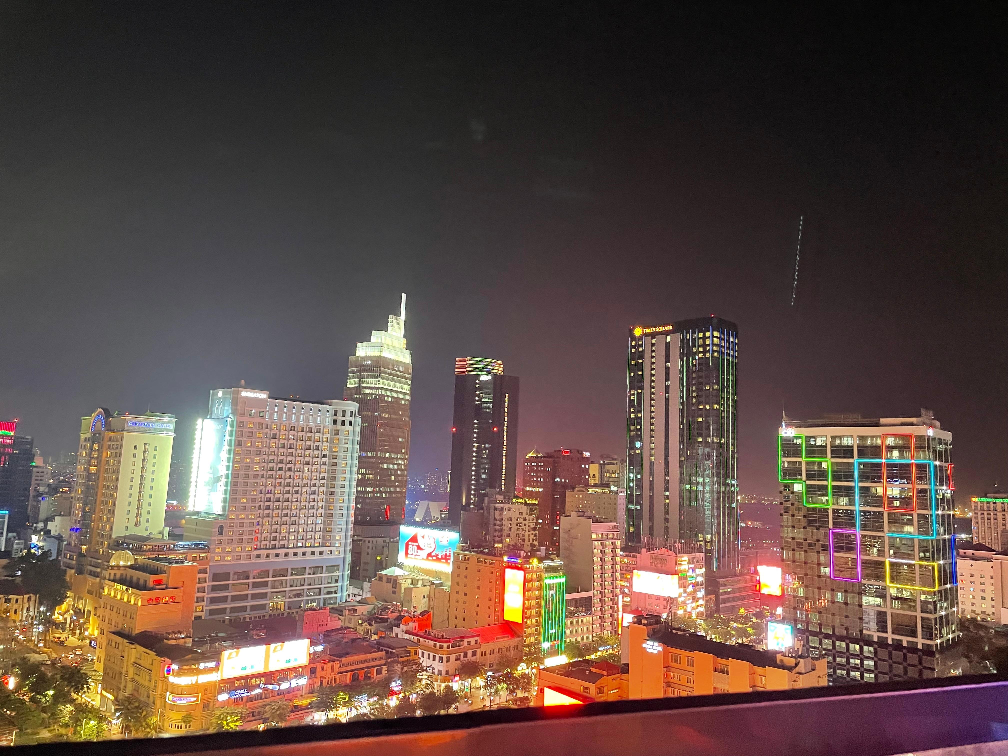 Udsigten fra sky baren. 