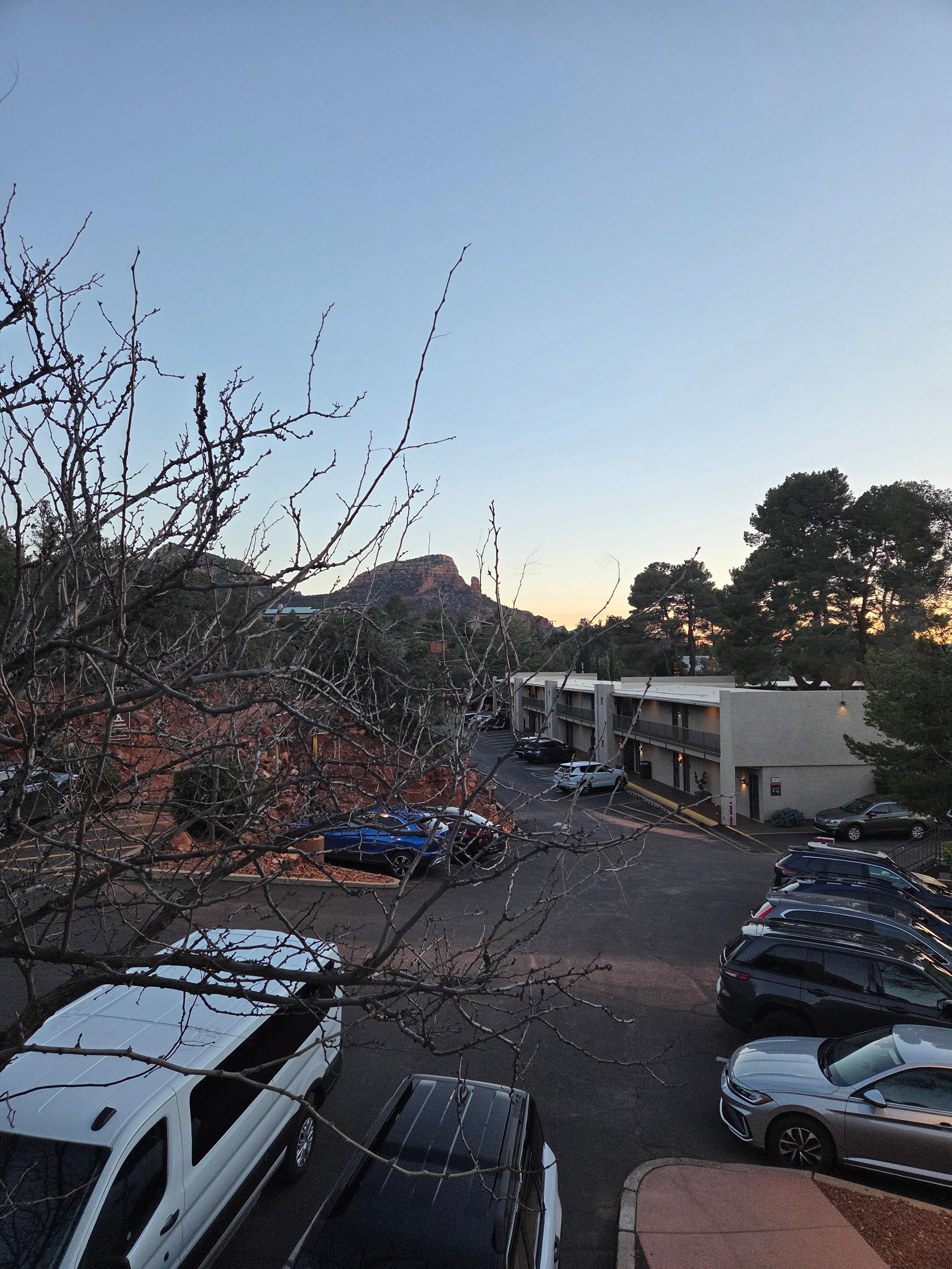 View into train entrance