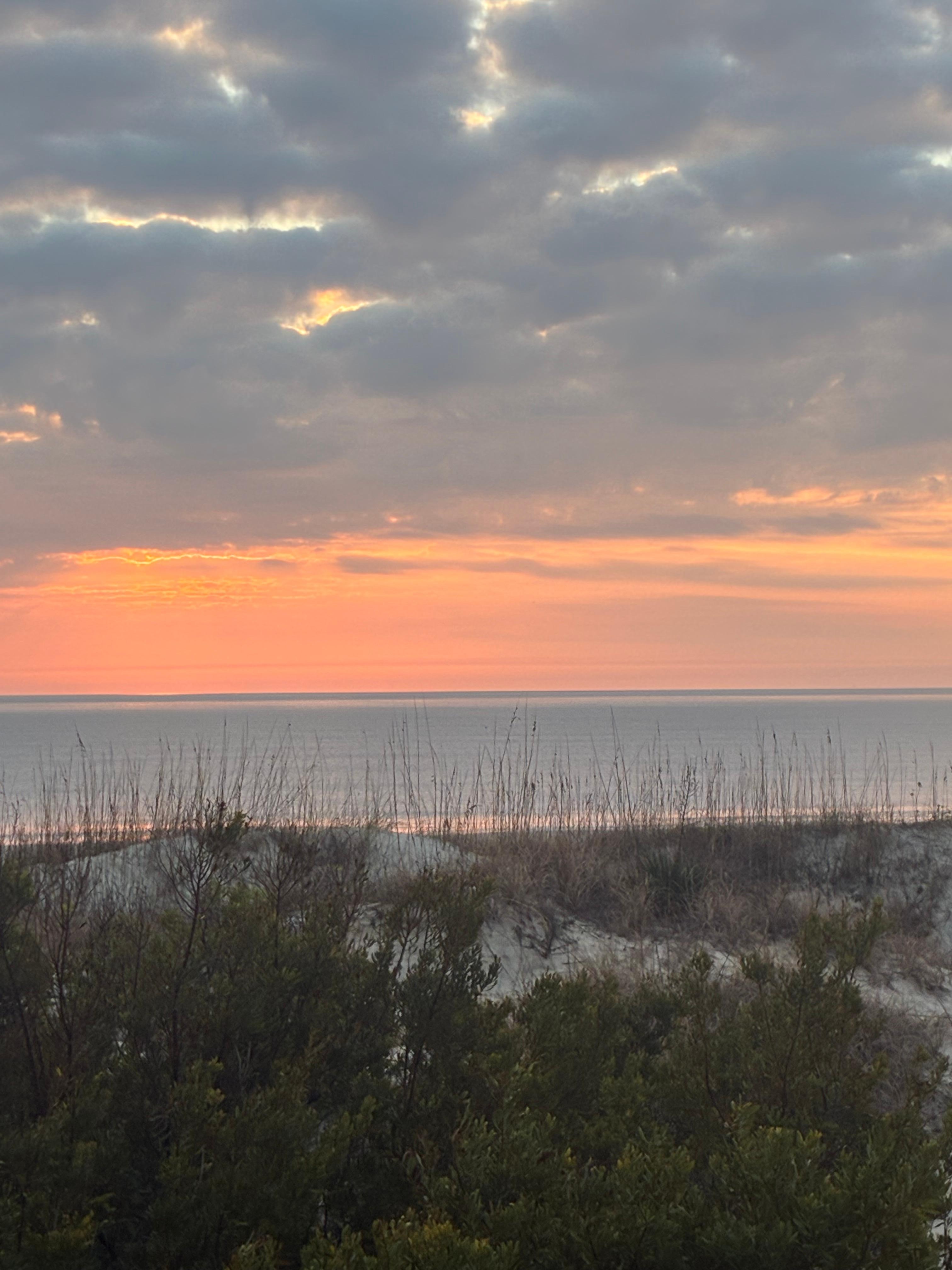 Morning view from the beach!