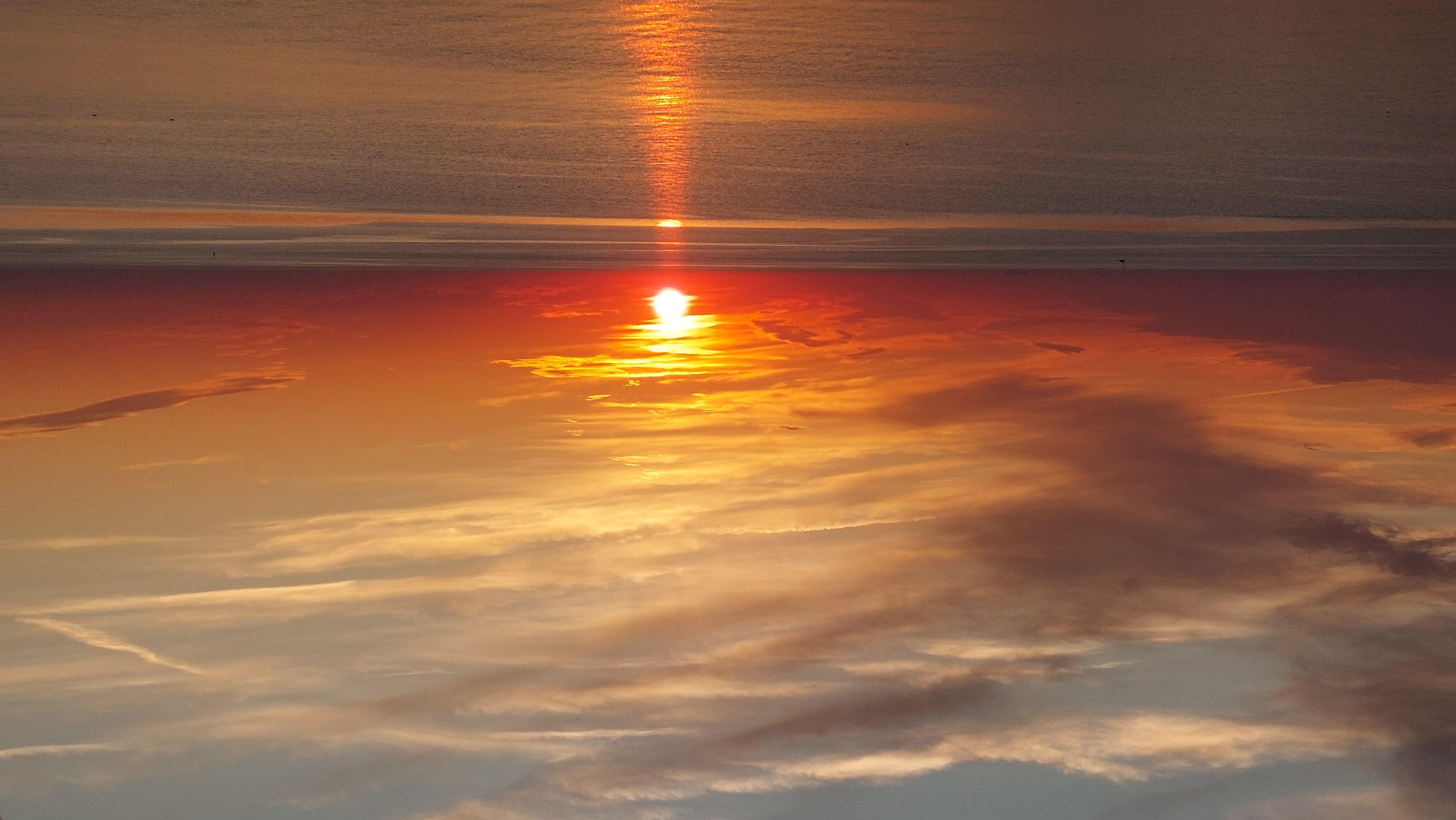 Solnedgang over Nørre Kås