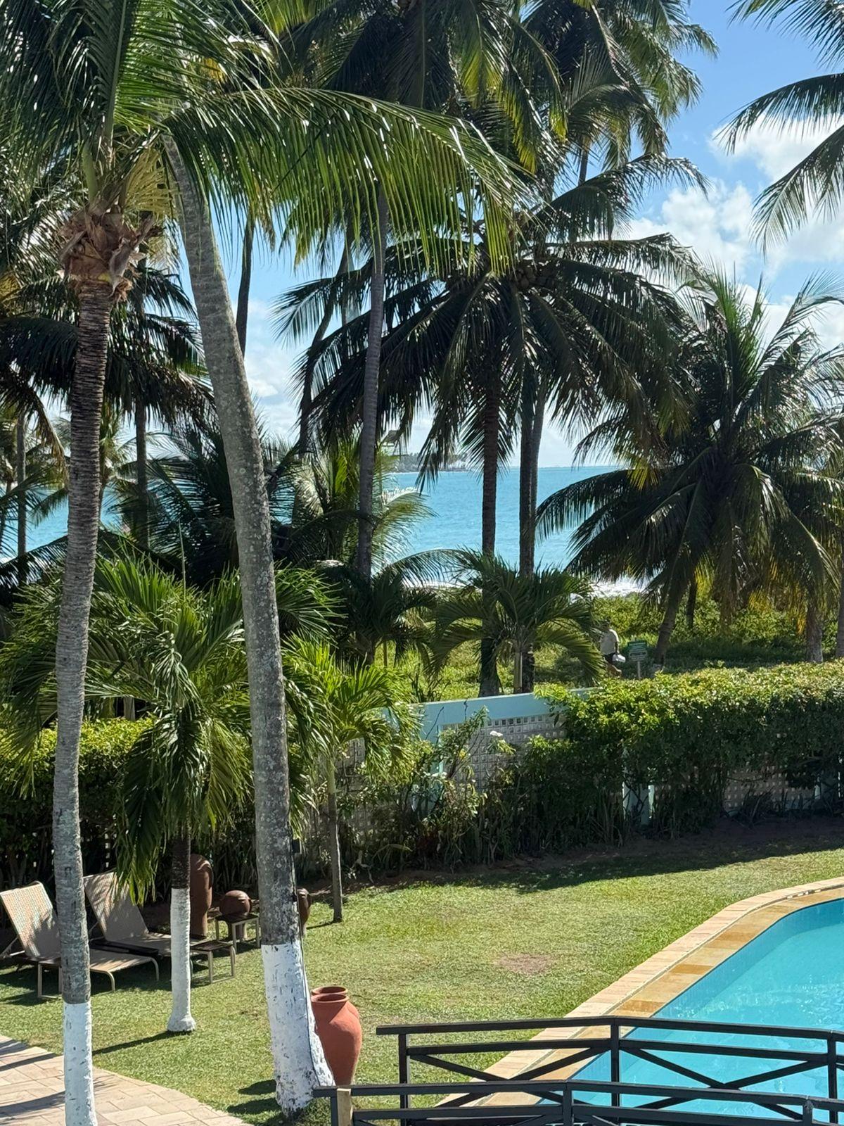 Muito bonita a vista do hotel