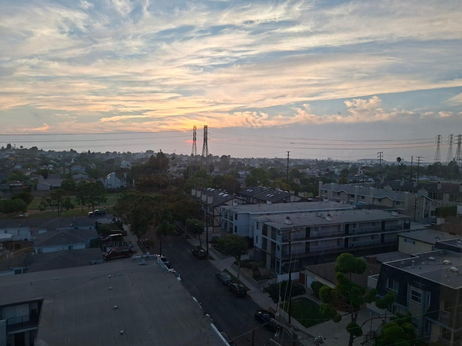 Paisagem vista do hotel