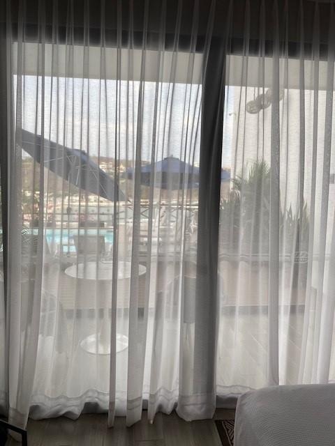 This is "the ocean view" you have the rest of the day while people enjoy the pool.