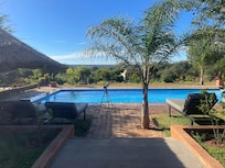 Lovely view from pool and restaurant