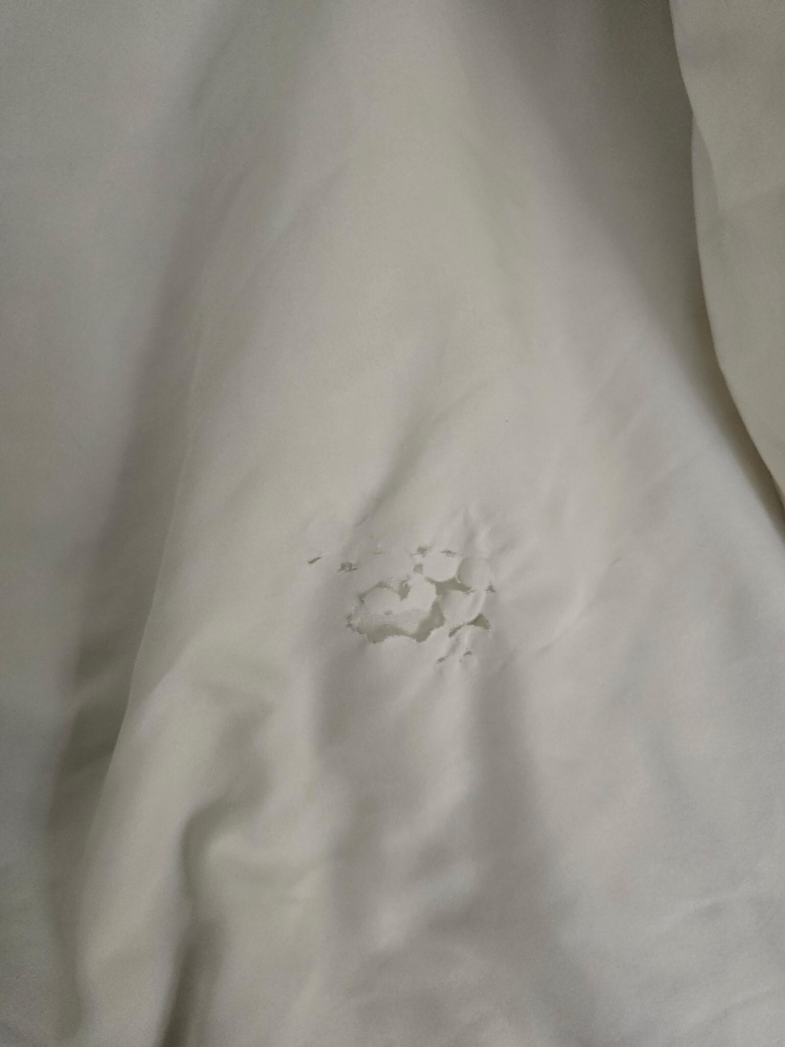 Holes in sheets