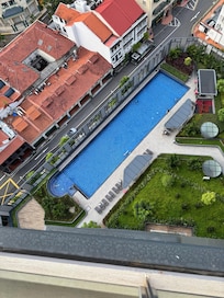 Pool view from 17th floor