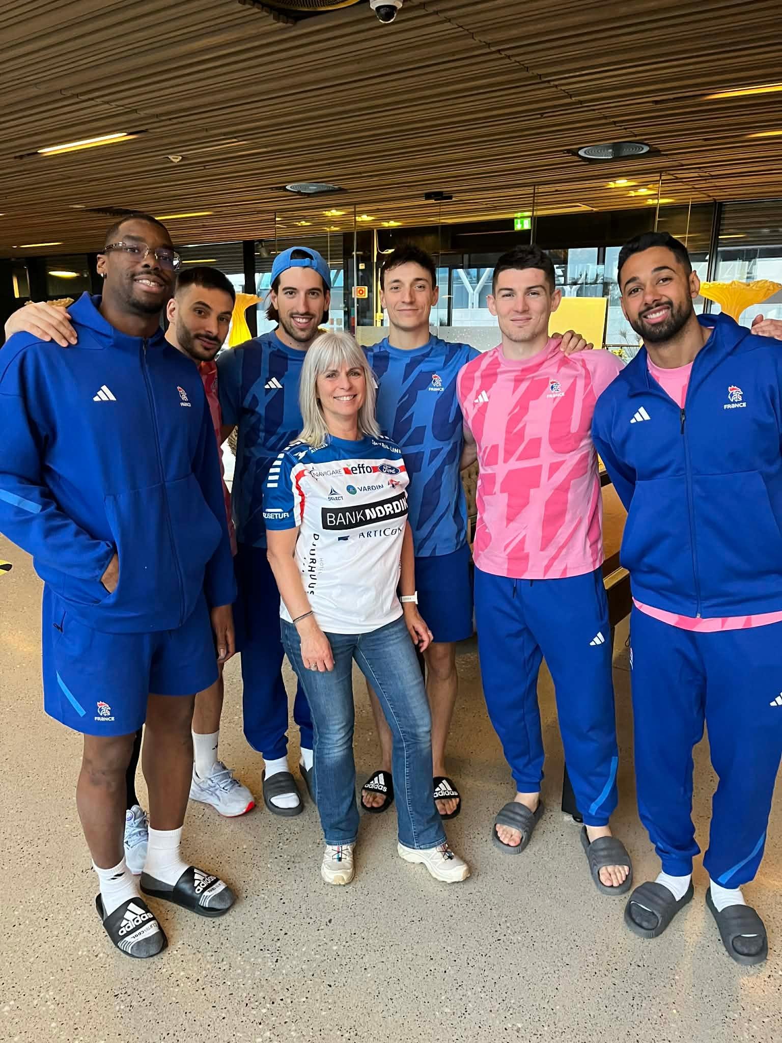 En del af det franske landshold