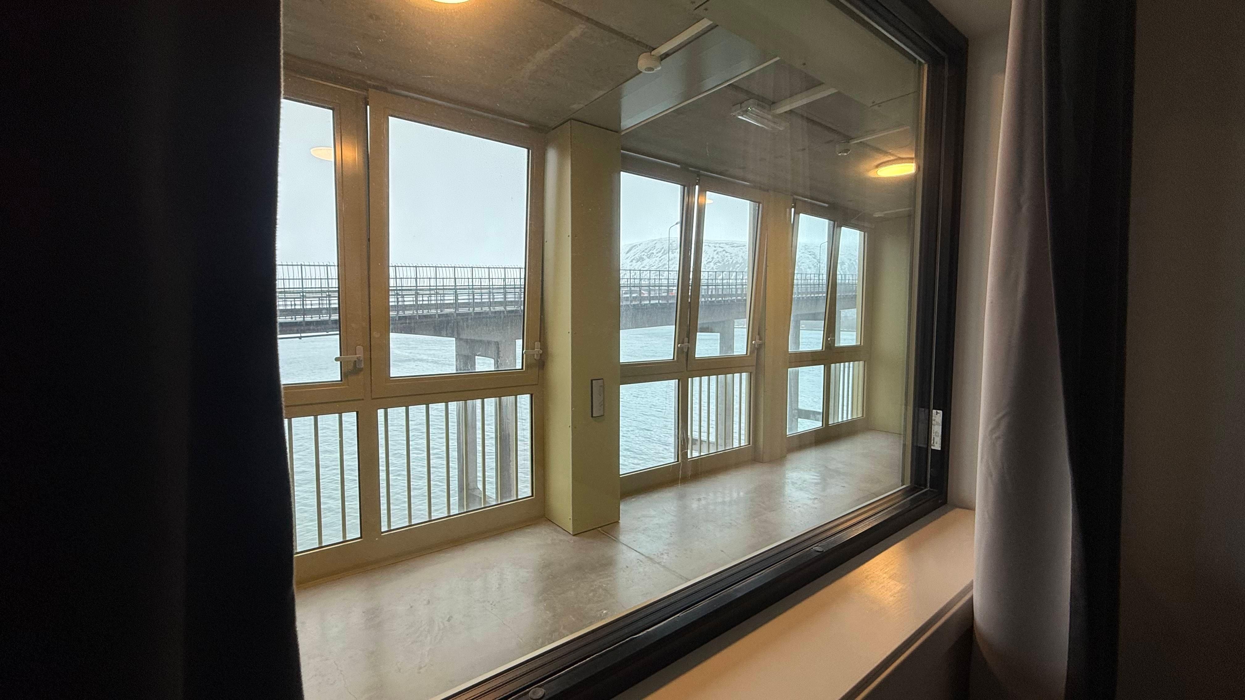 Bedroom facing the corridor