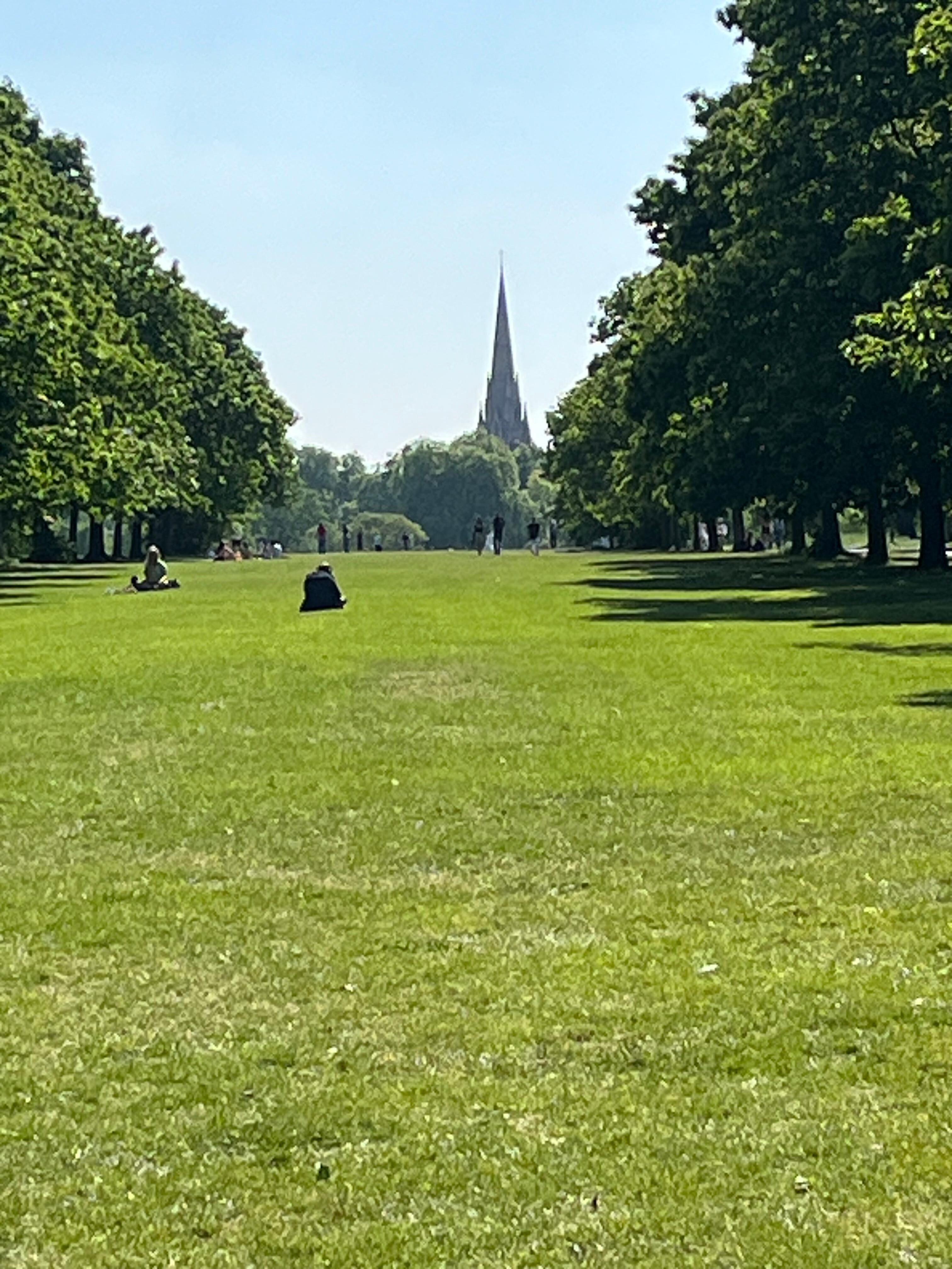 Hyde Park just across the street