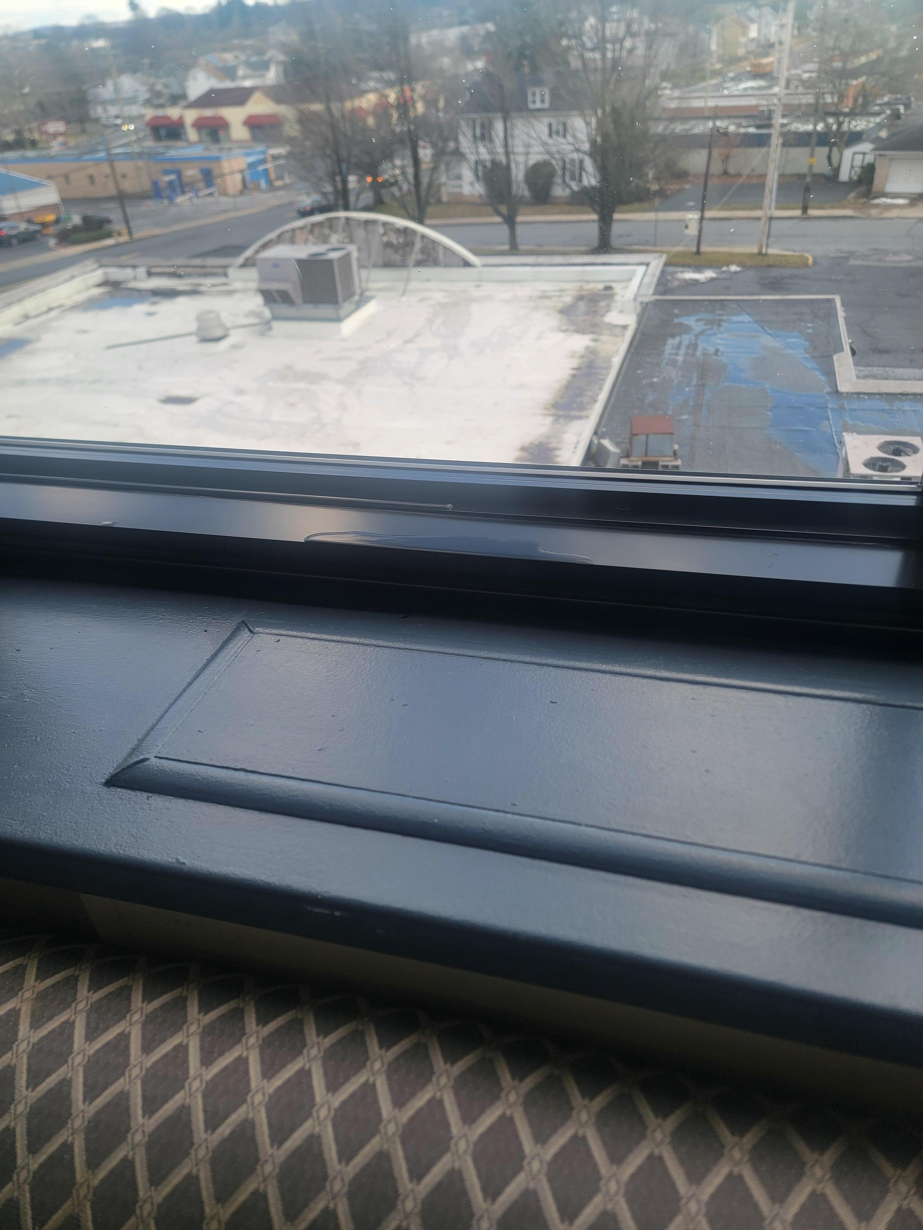 Water kept coming in from window