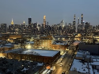 View at night. Spectacular