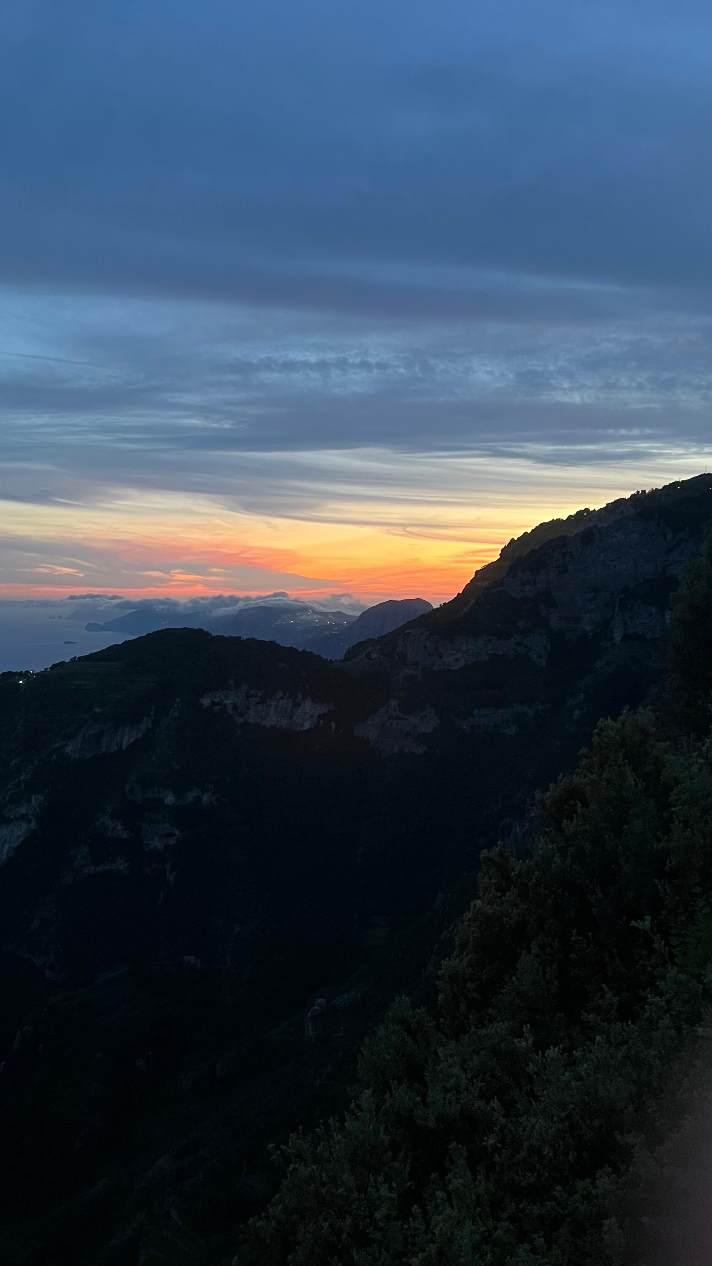 Por do sol incrível 