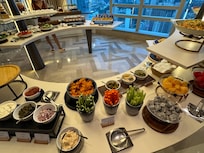 Complimentary dinner in the lounge