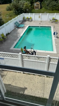 Pool that was in use