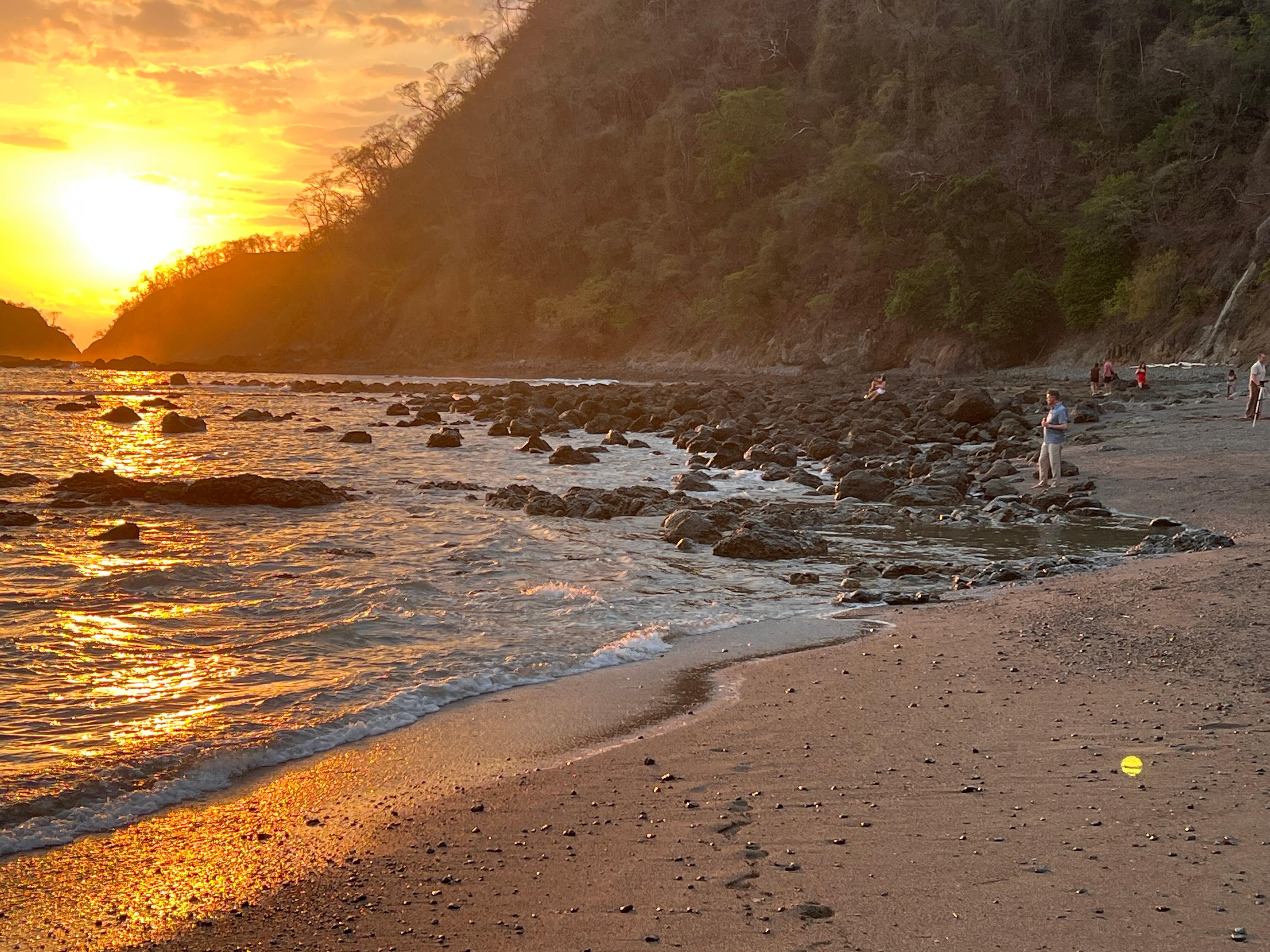 Sunset in Los Suenos resort 