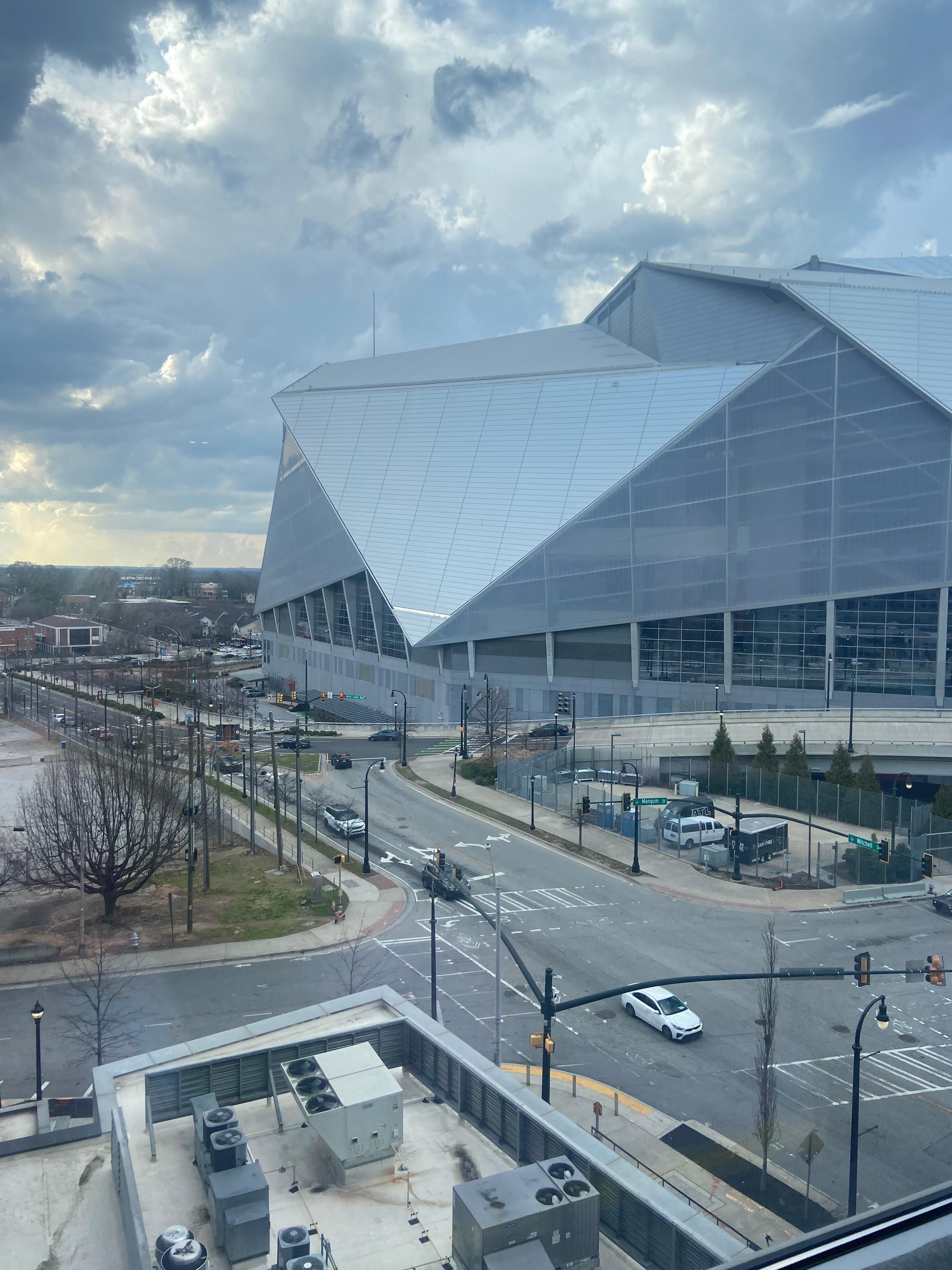 View from 7th floor room.