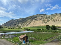 View off the spacious balcony.