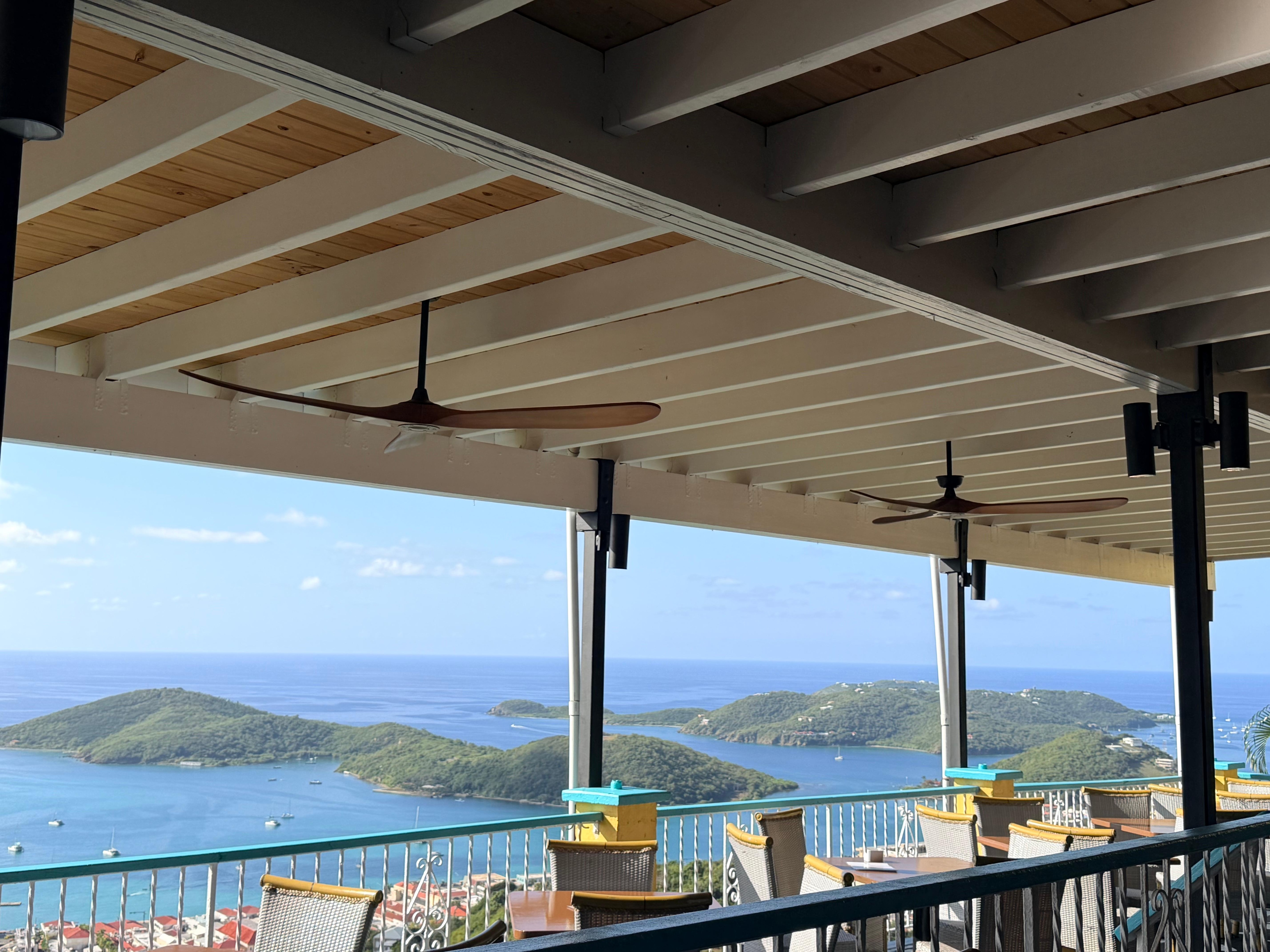 View from restaurant 