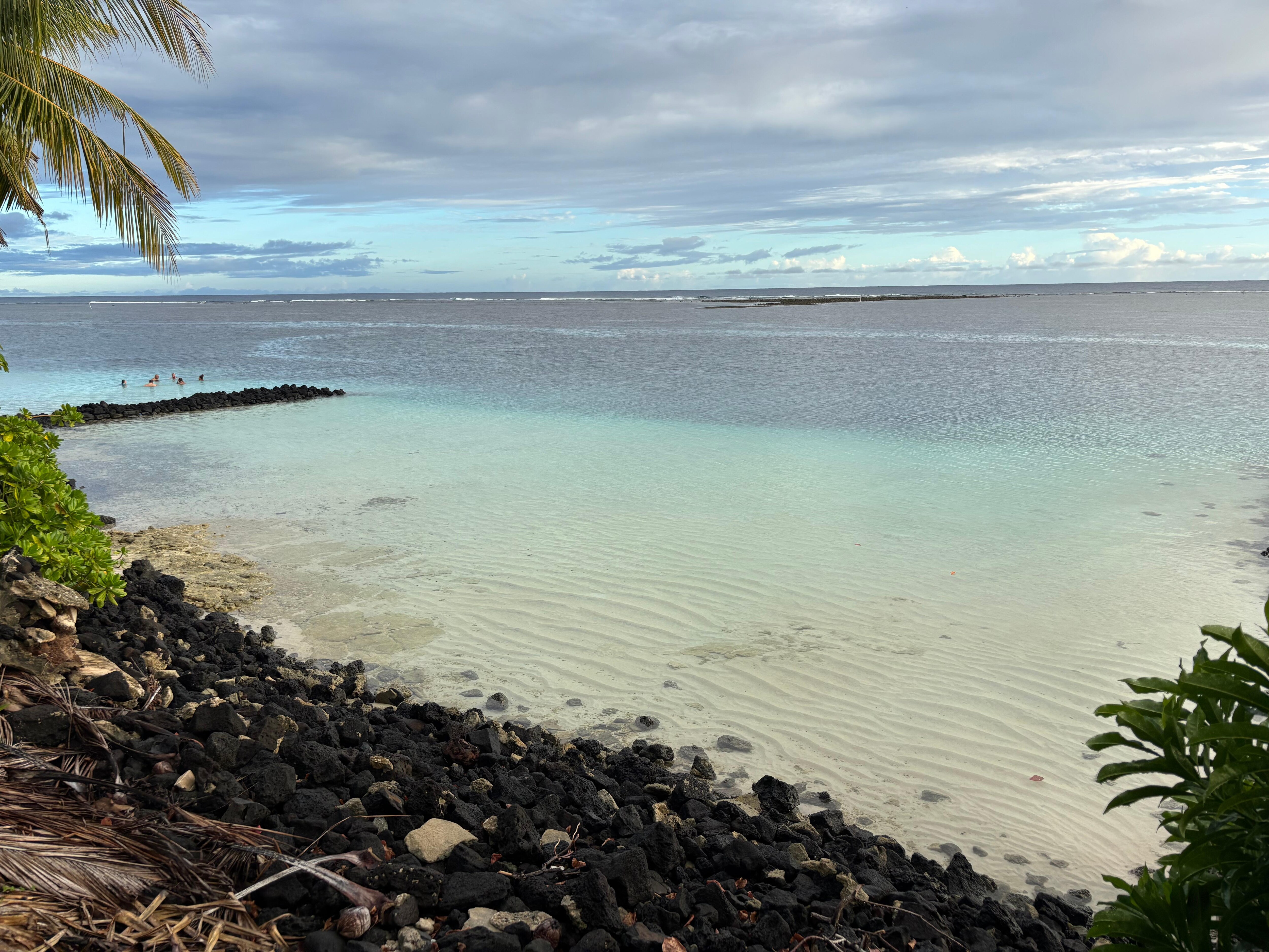 There is no beach at all. This was low tide. Don’t listen to the rubbish about global warming 