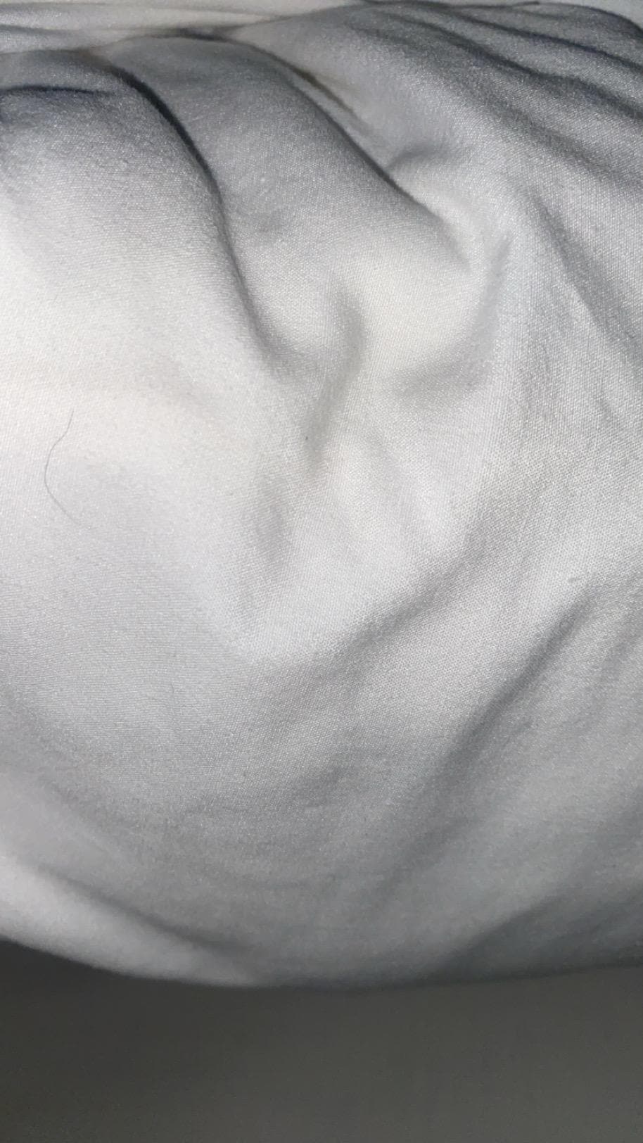 Pubic hairs on the sheets
