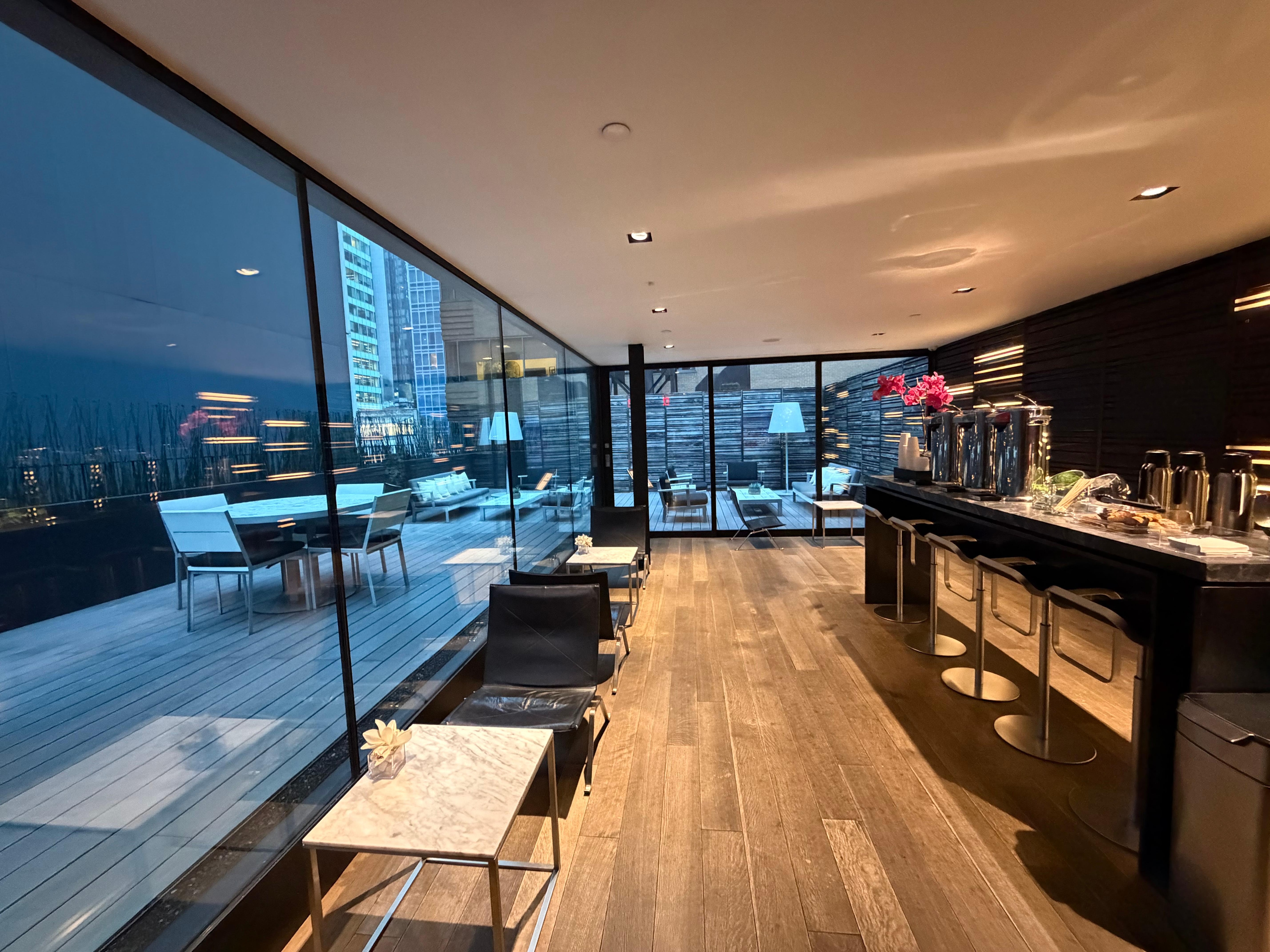 Bar für den Kaffee am Morgen