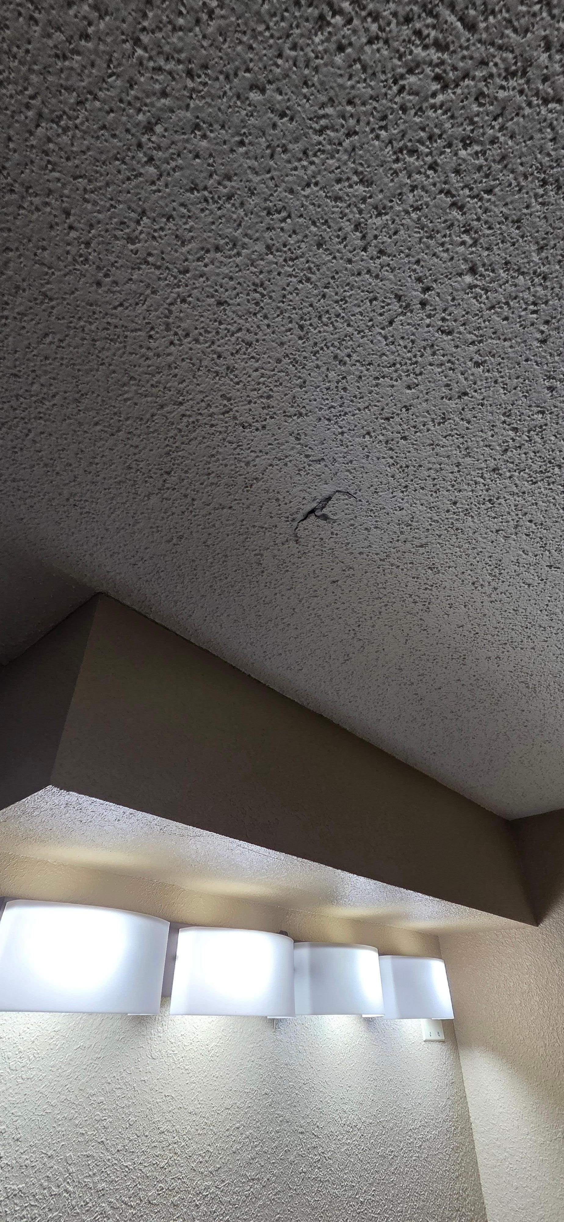 Ceiling in the main room