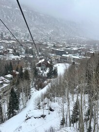 View from hotel balcony