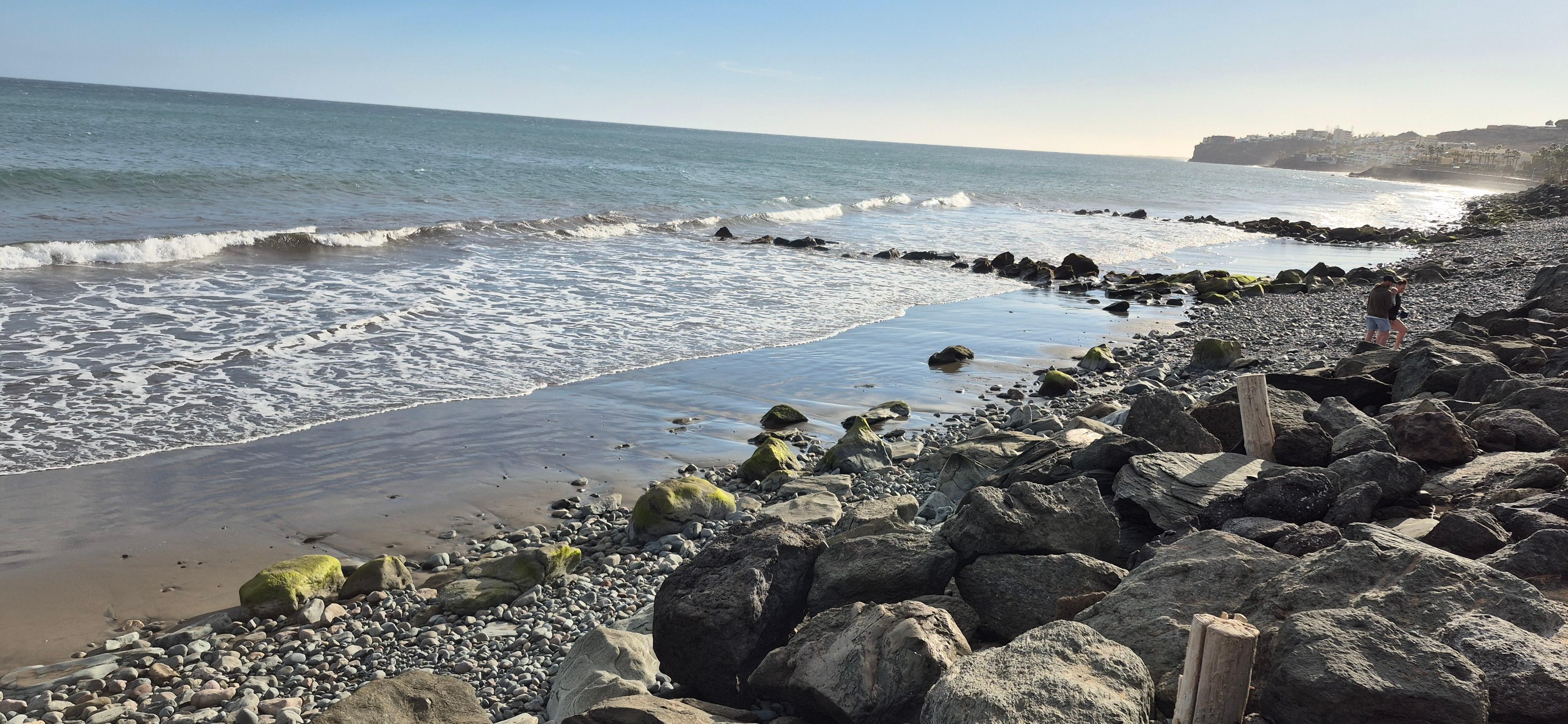Beach across from hotel