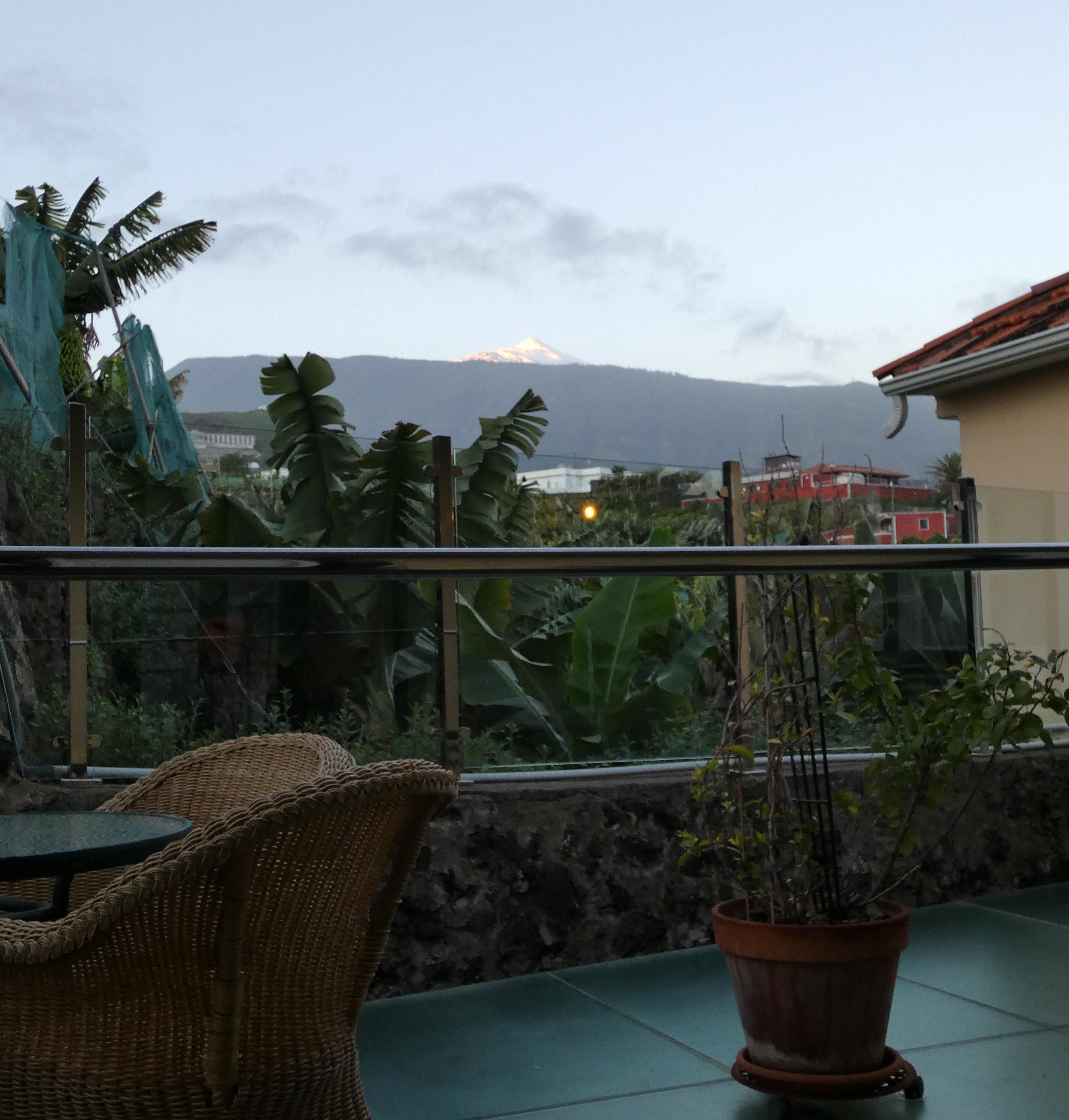 Vue de la terrasse de notre studio n°12