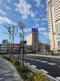 가오슝역에서 바라본 호텔