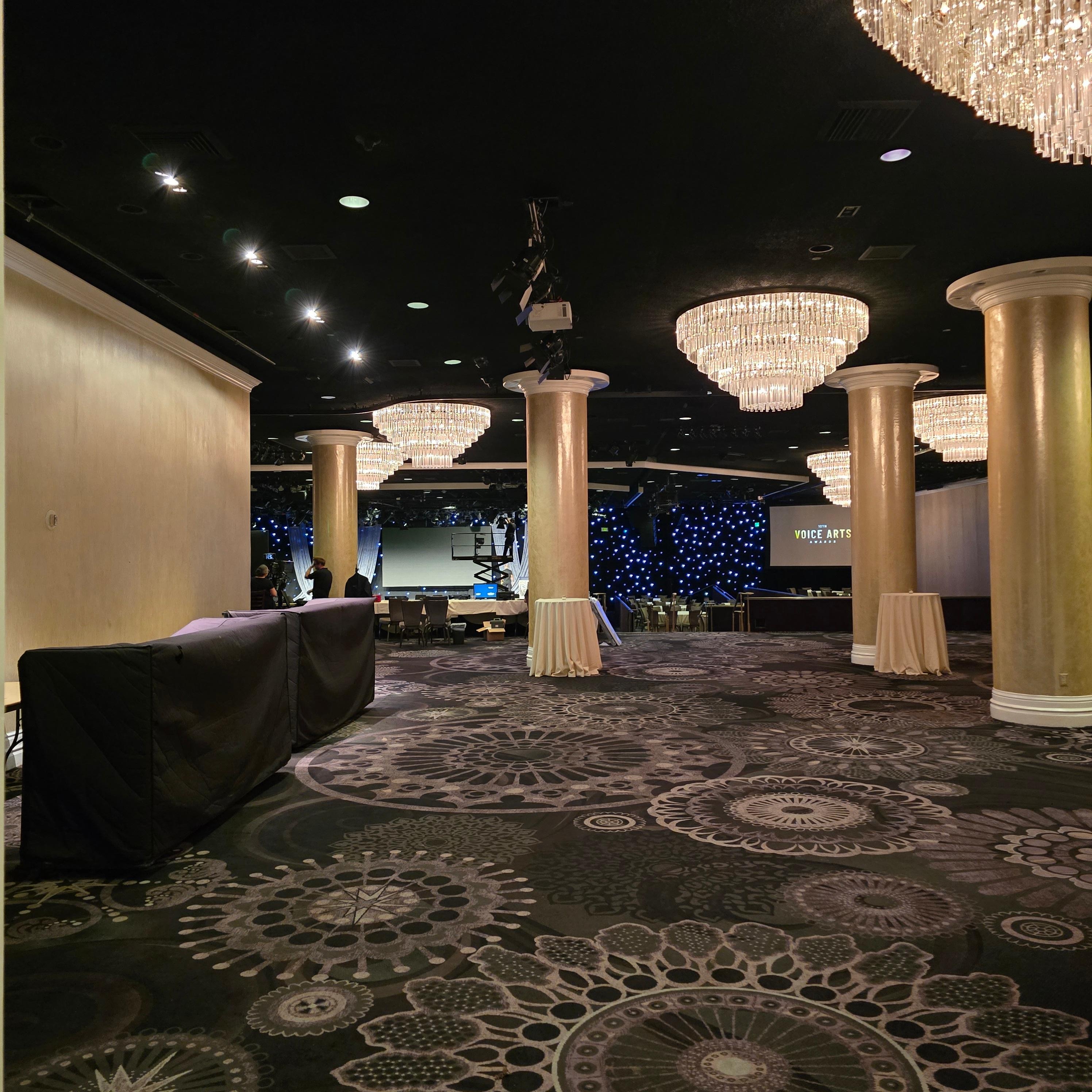 The ballroom pre-awards event!