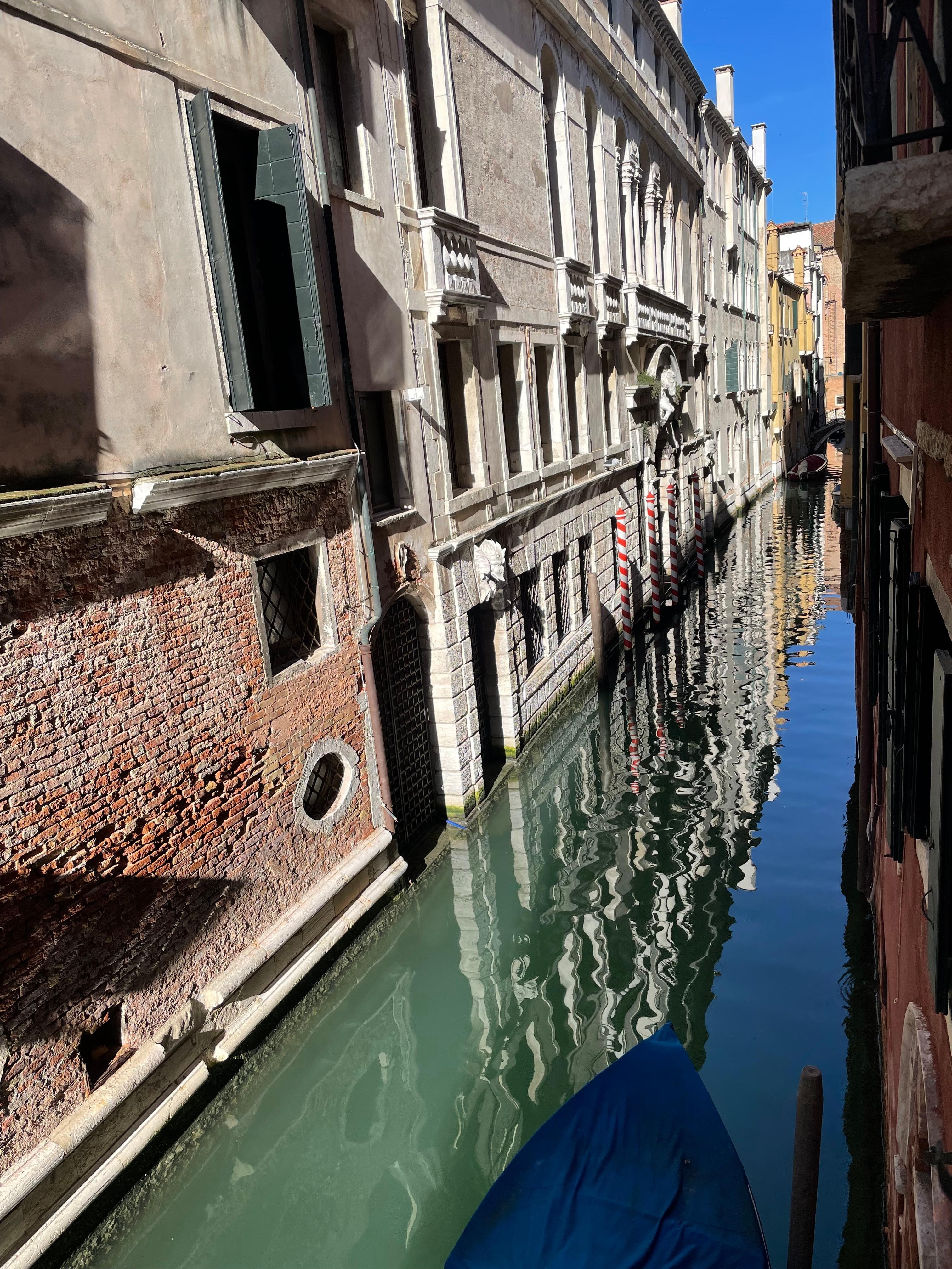 The canal the Palazzo is on.