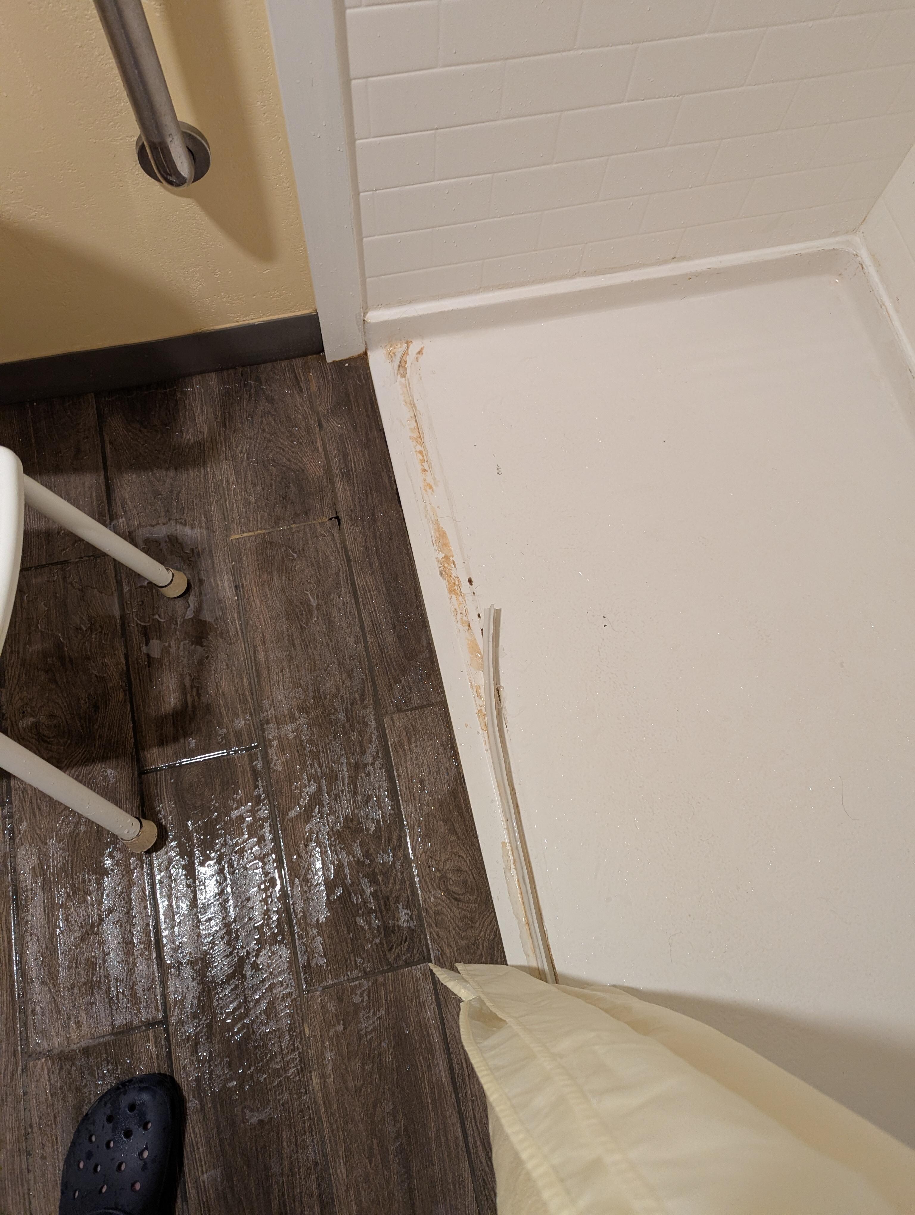 Bathroom floor