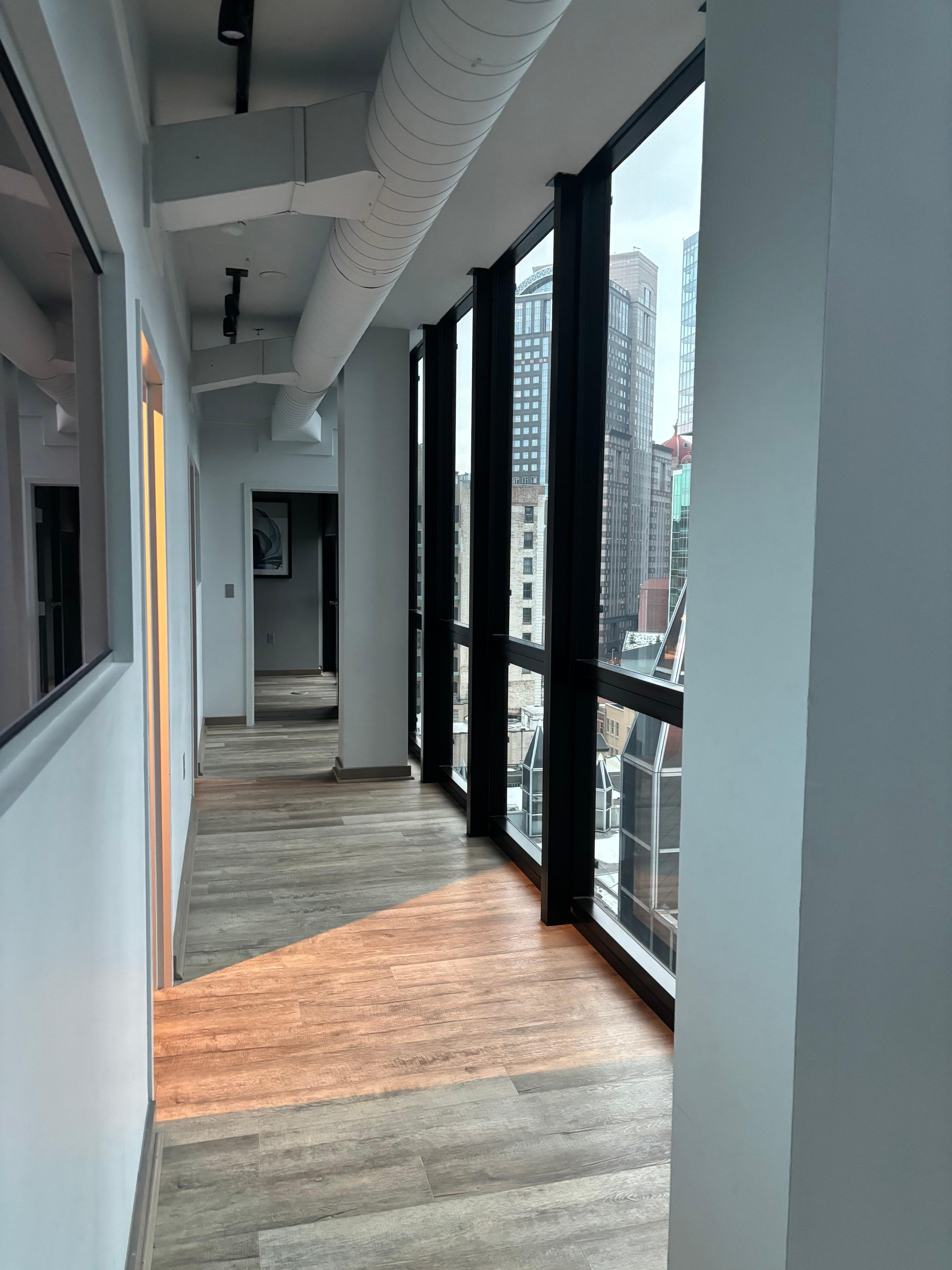 Hall way to master bed room 