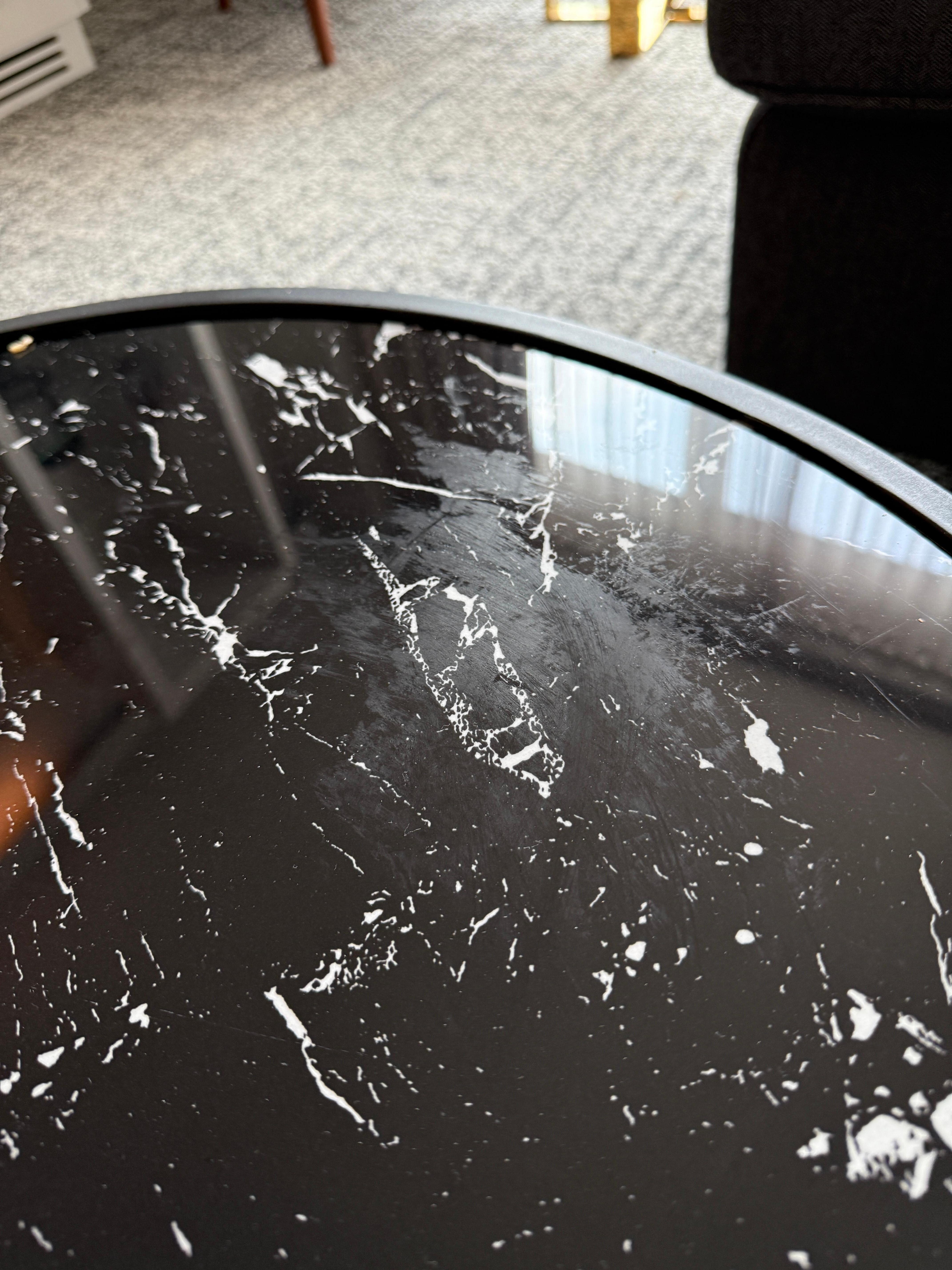 This was the table after they apparently had cleaned! 