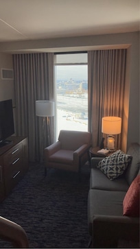 This was the separate living room which the kids hung out in and slept in