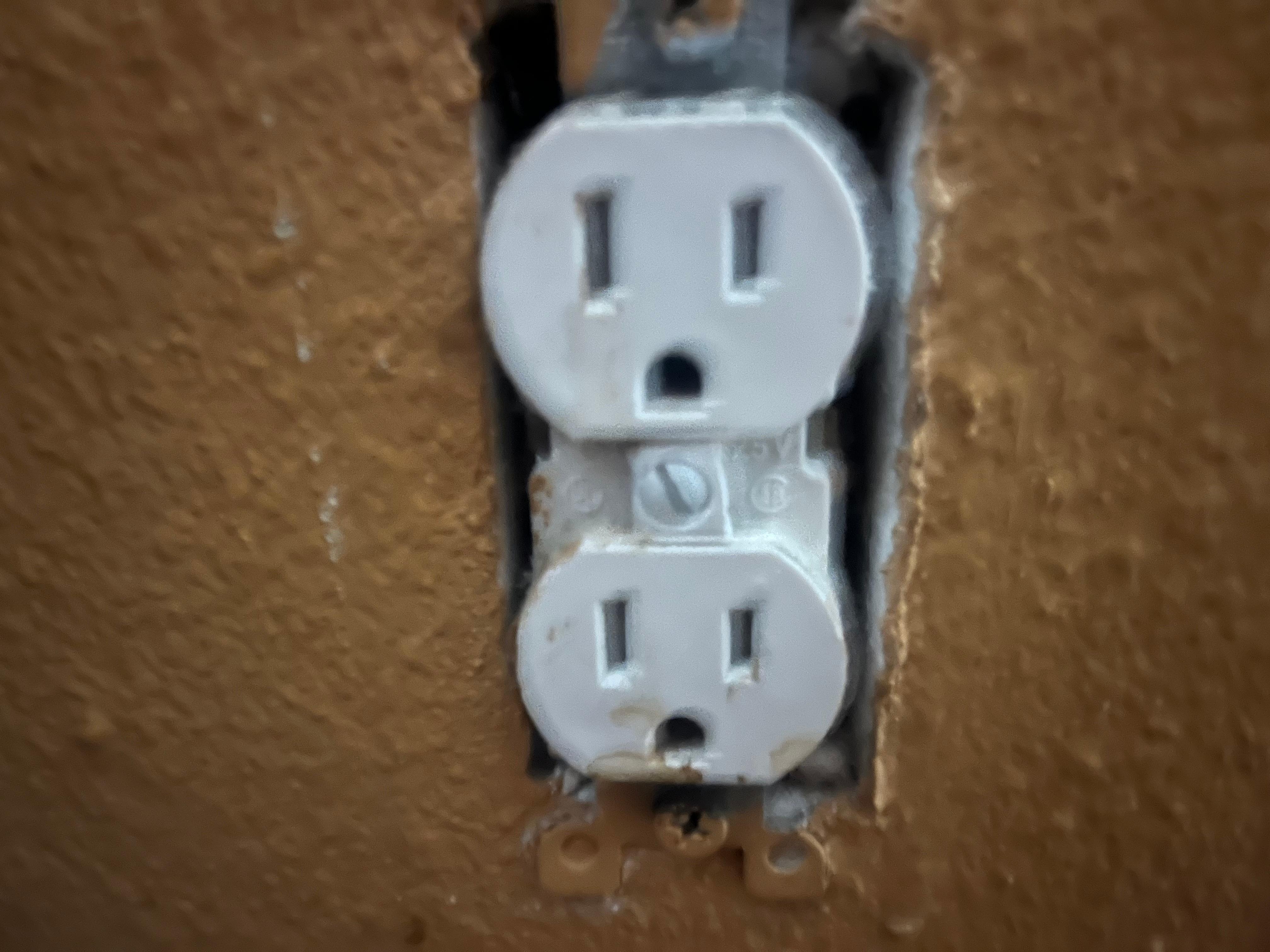 Outlet cover to use by nightstand 