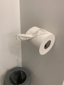 This was upon arrival. The paper was gross, wet, used, and sloppy.