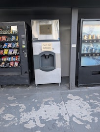 No ice - there was a second icemaker to the right which also did not work.