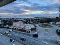 View of the Sunrise over the bay from a King Corner suite.