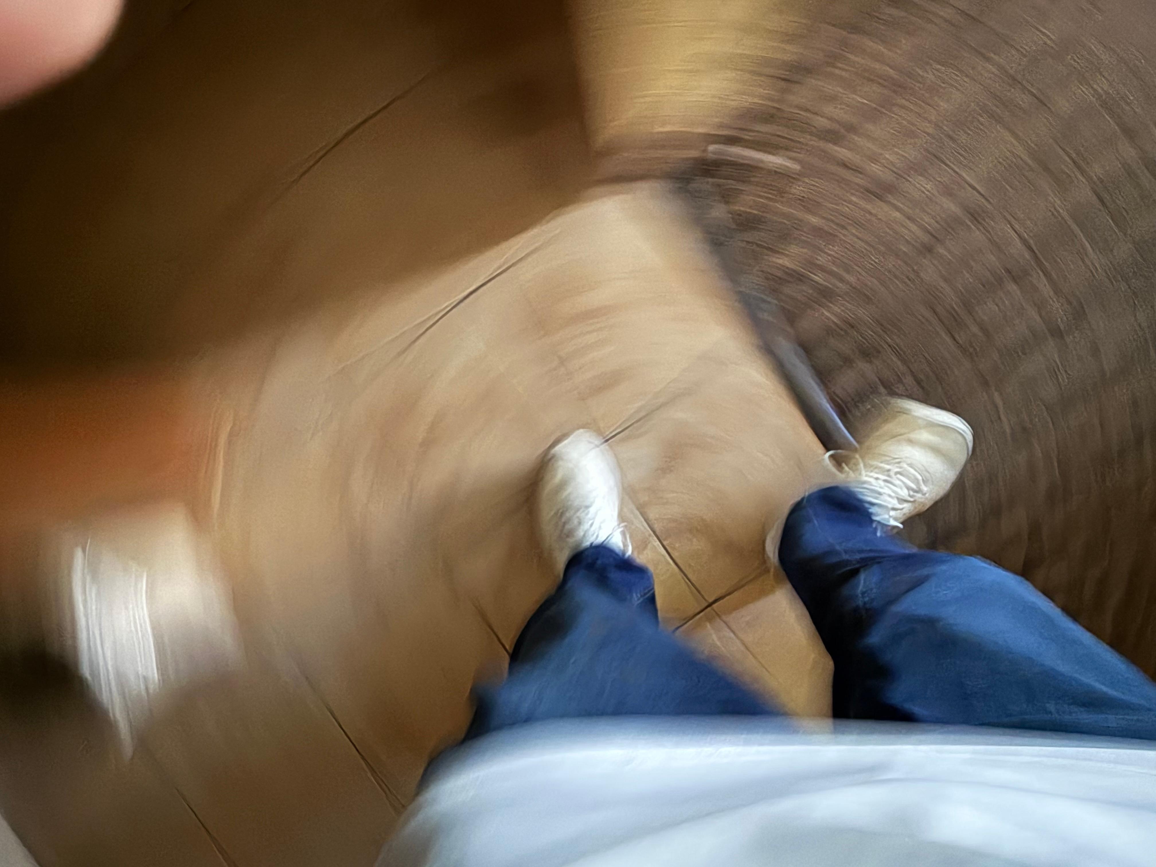 Dirty bathroom floors 