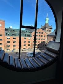 Vinduet med hynde var skønt og dejlig morgen udsigt