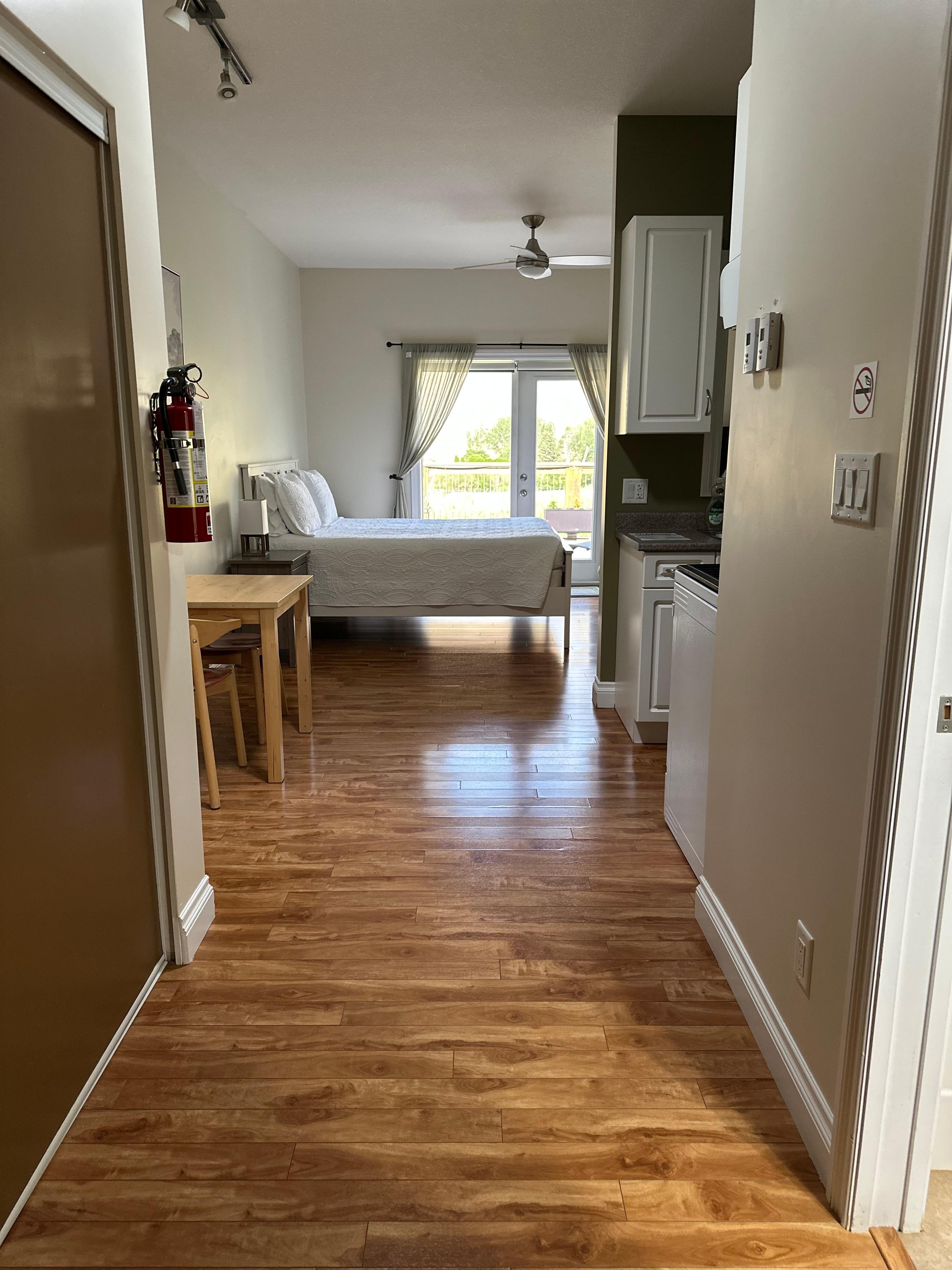 Large space! Full kitchen, too, which we didn’t use. Spotless!