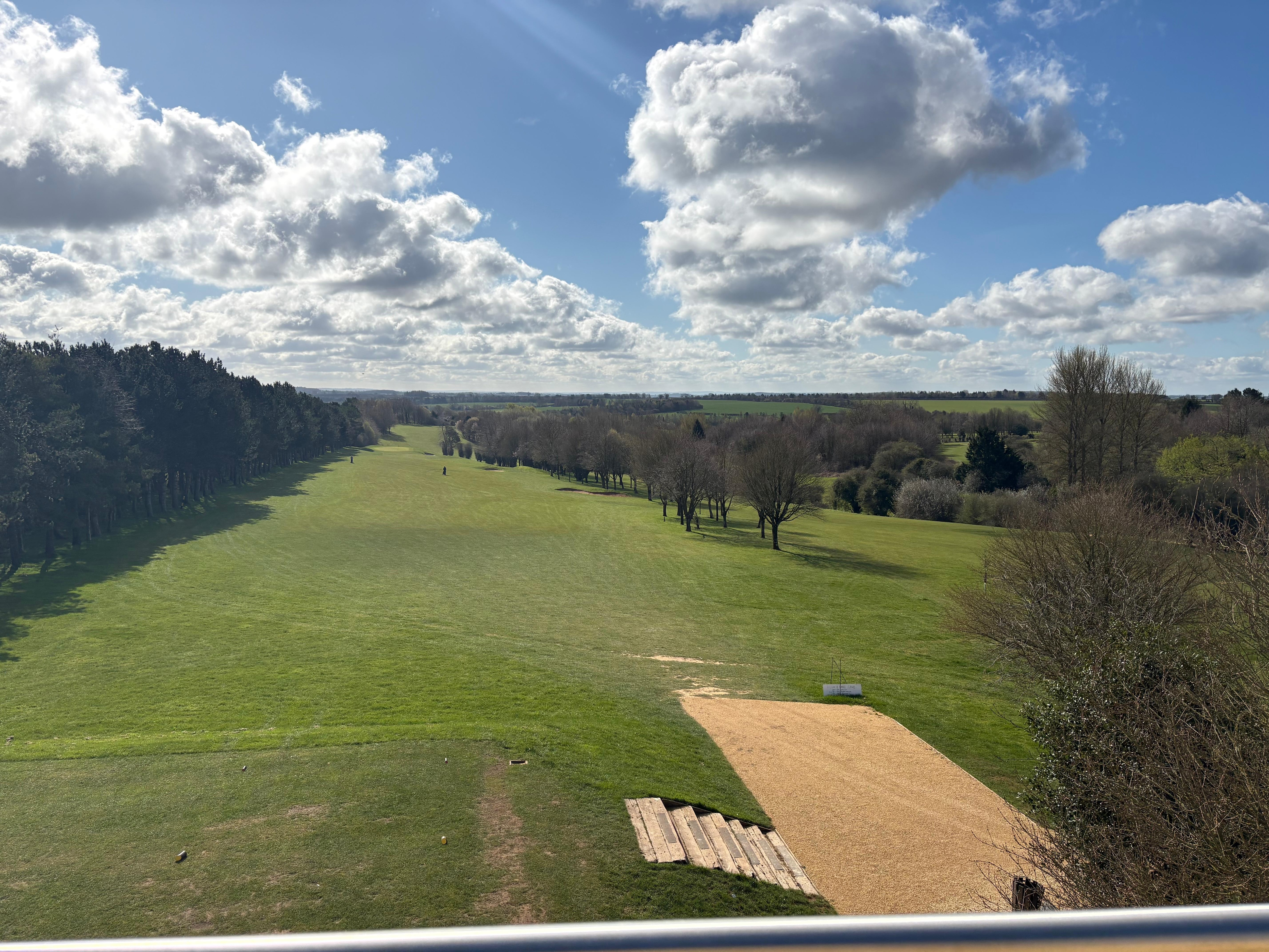 The view from our balcony