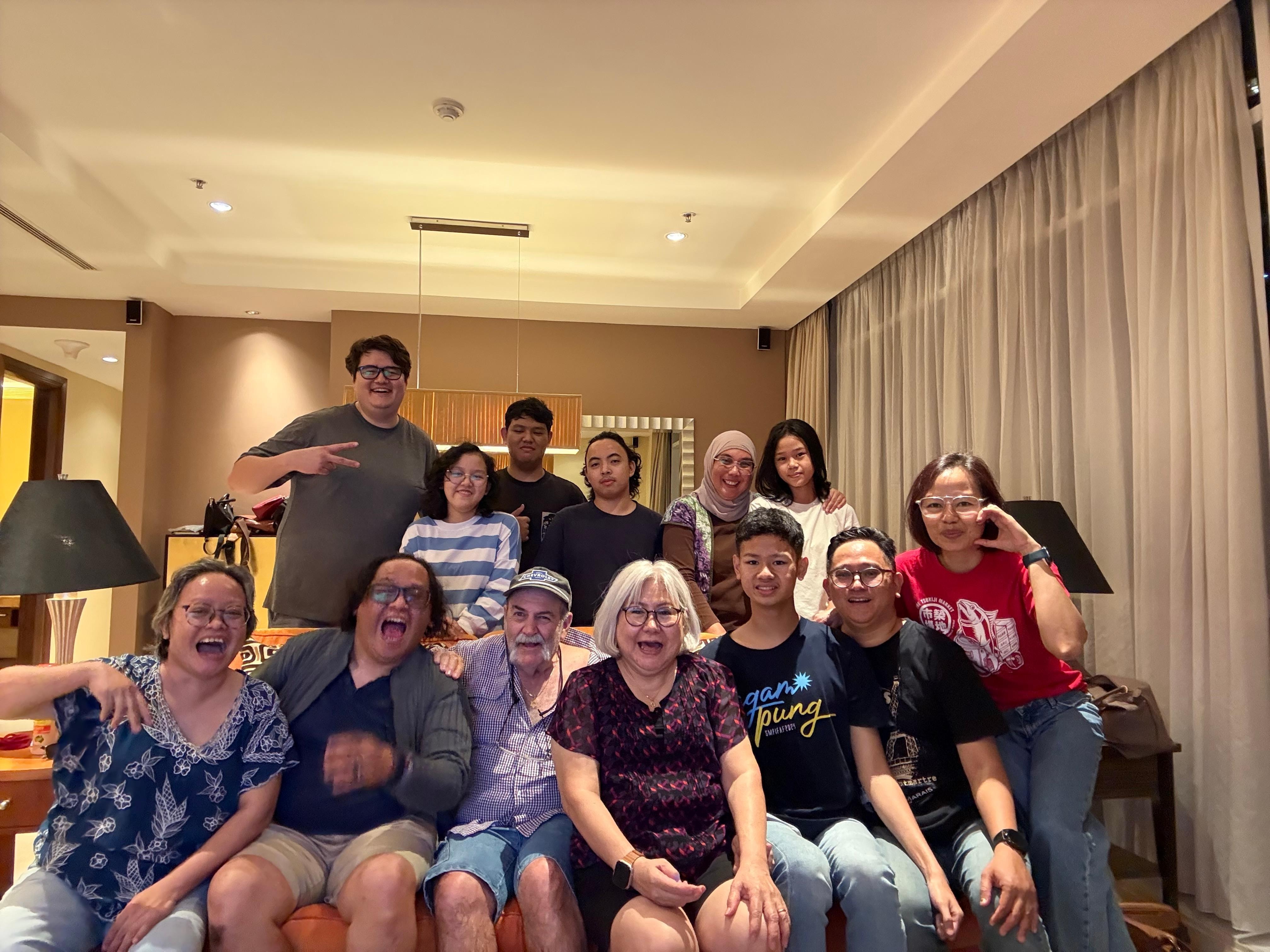 Another reunion in our apartment