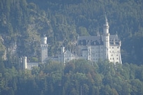 Neuschwanstein vu du jardin.
