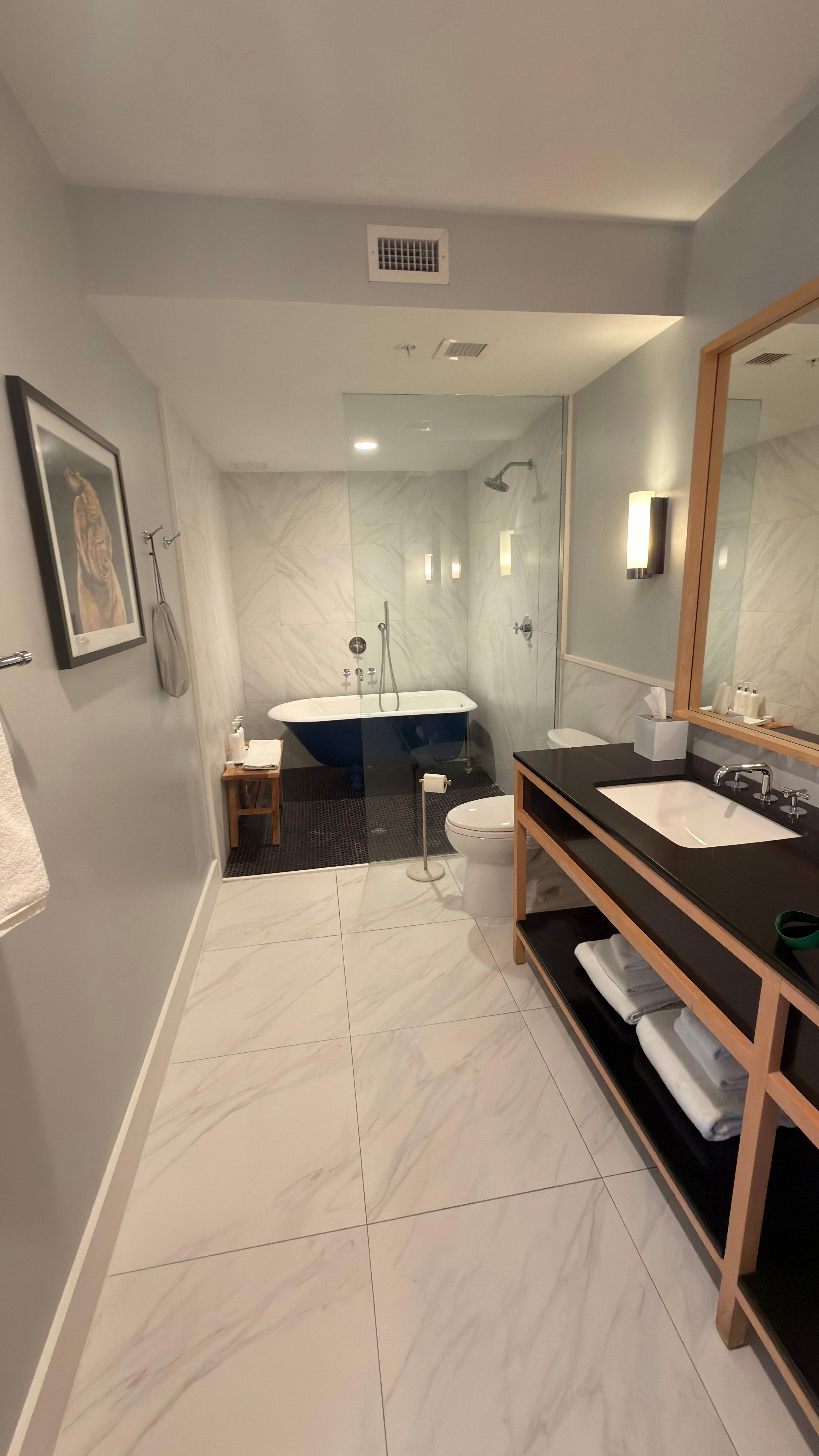 King suite bathroom 