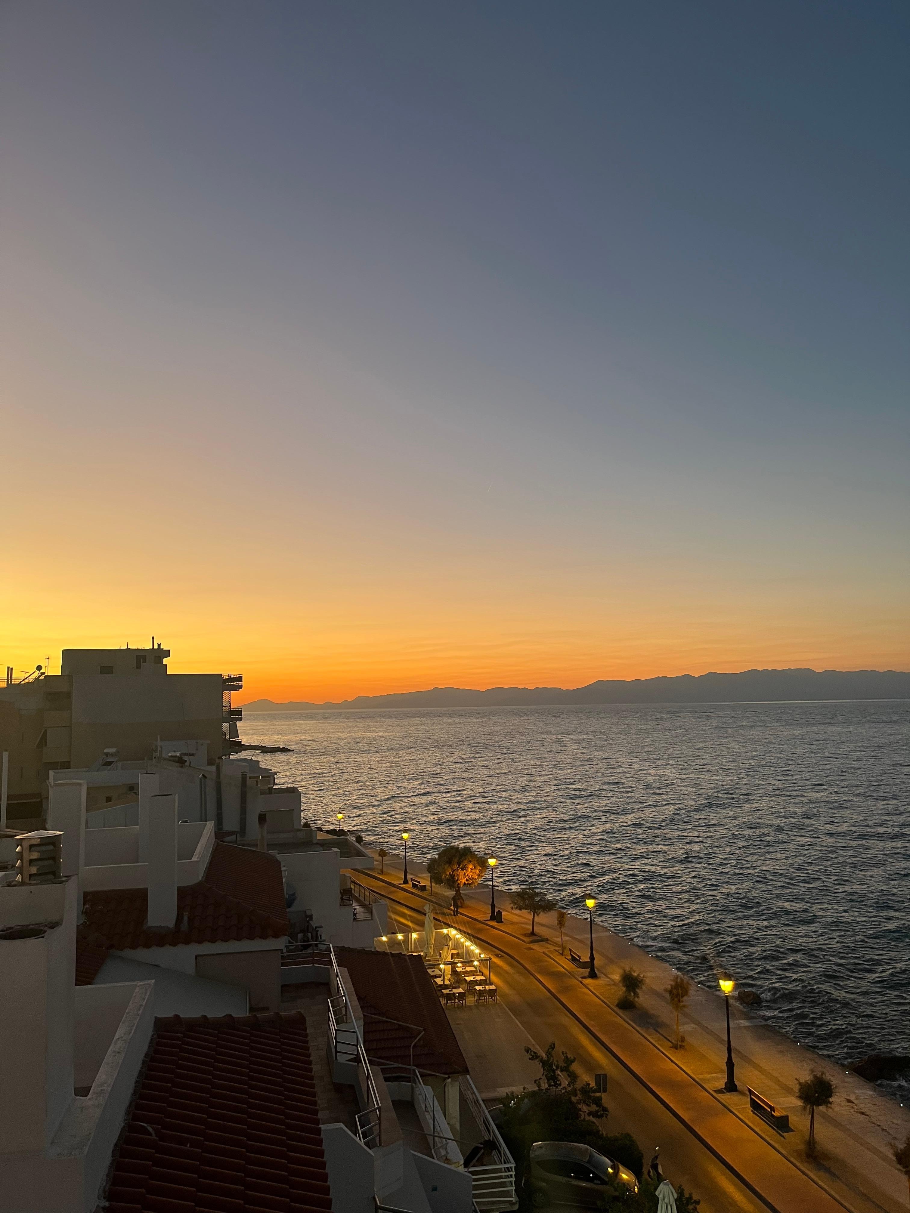 La vue depuis le balcon