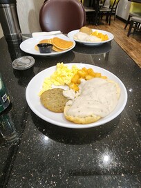 Biscuits and gravy is my fave!